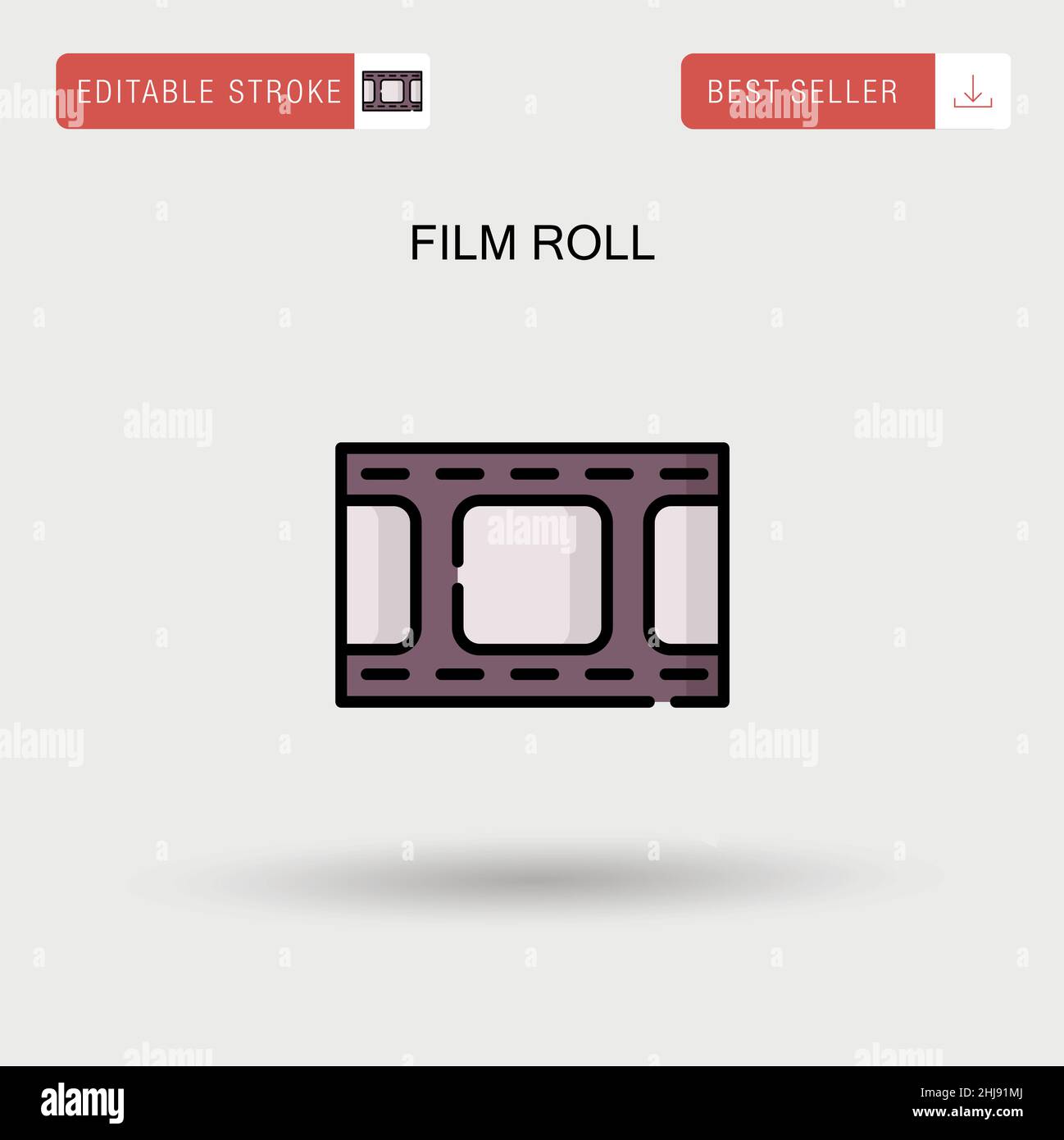 Vintage movie camera monochrome Stock Vector Images - Alamy