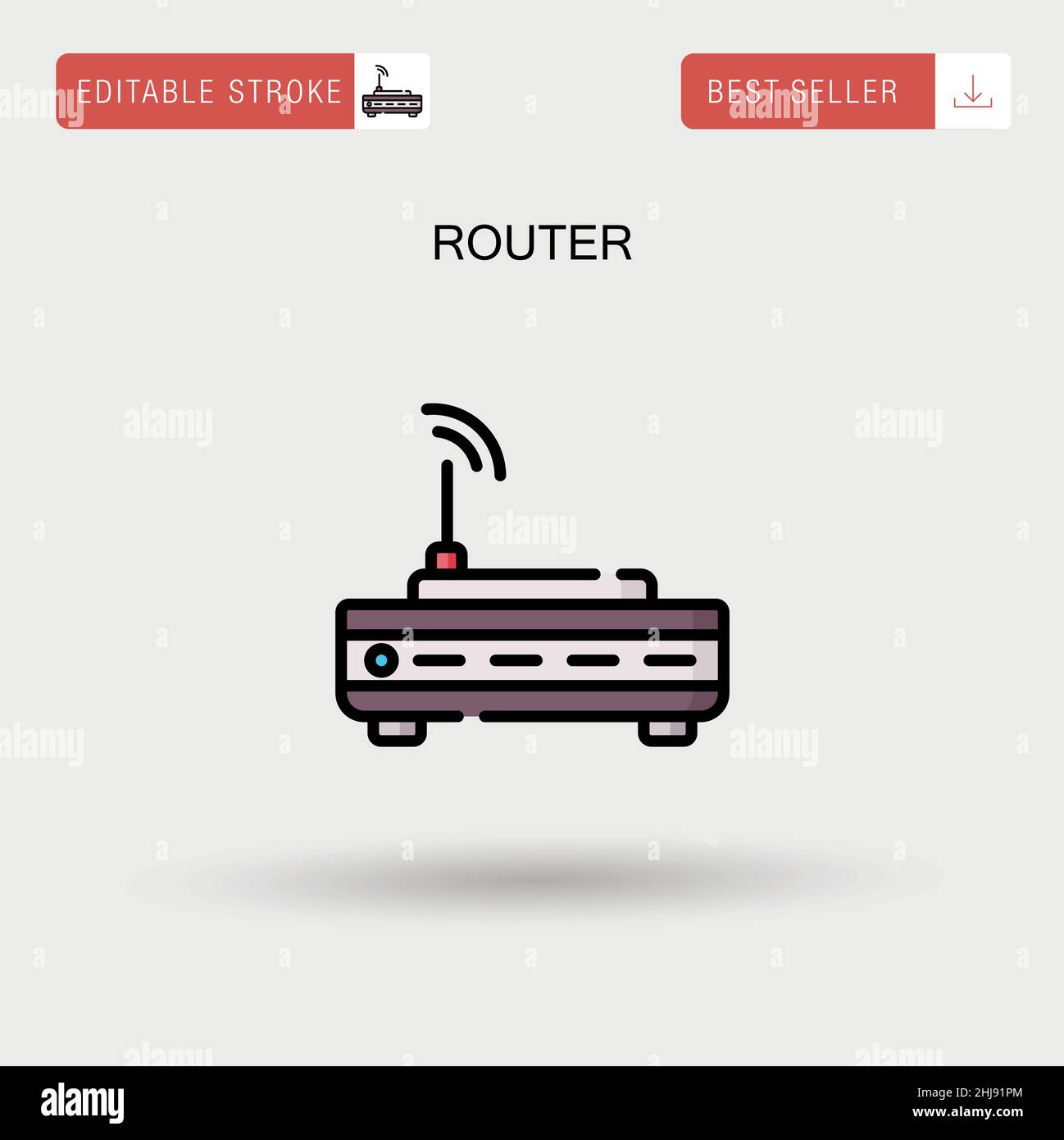 Router Symbol 2d