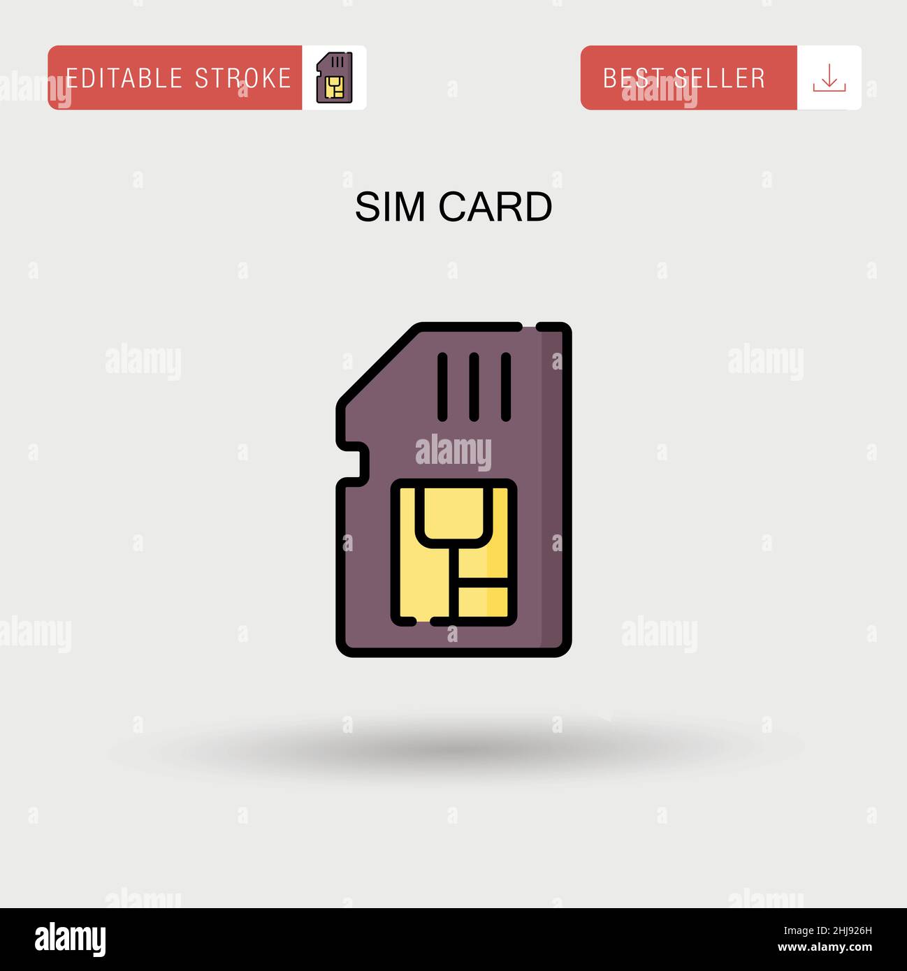 Sim card design hi-res stock photography and images - Alamy