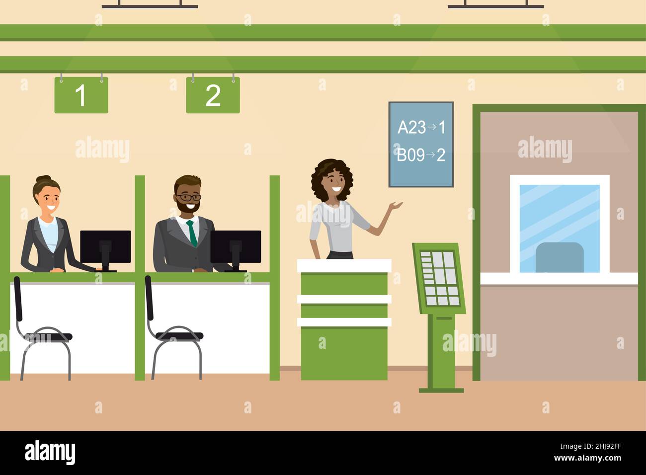 Inside bank customers hi-res stock photography and images - Alamy