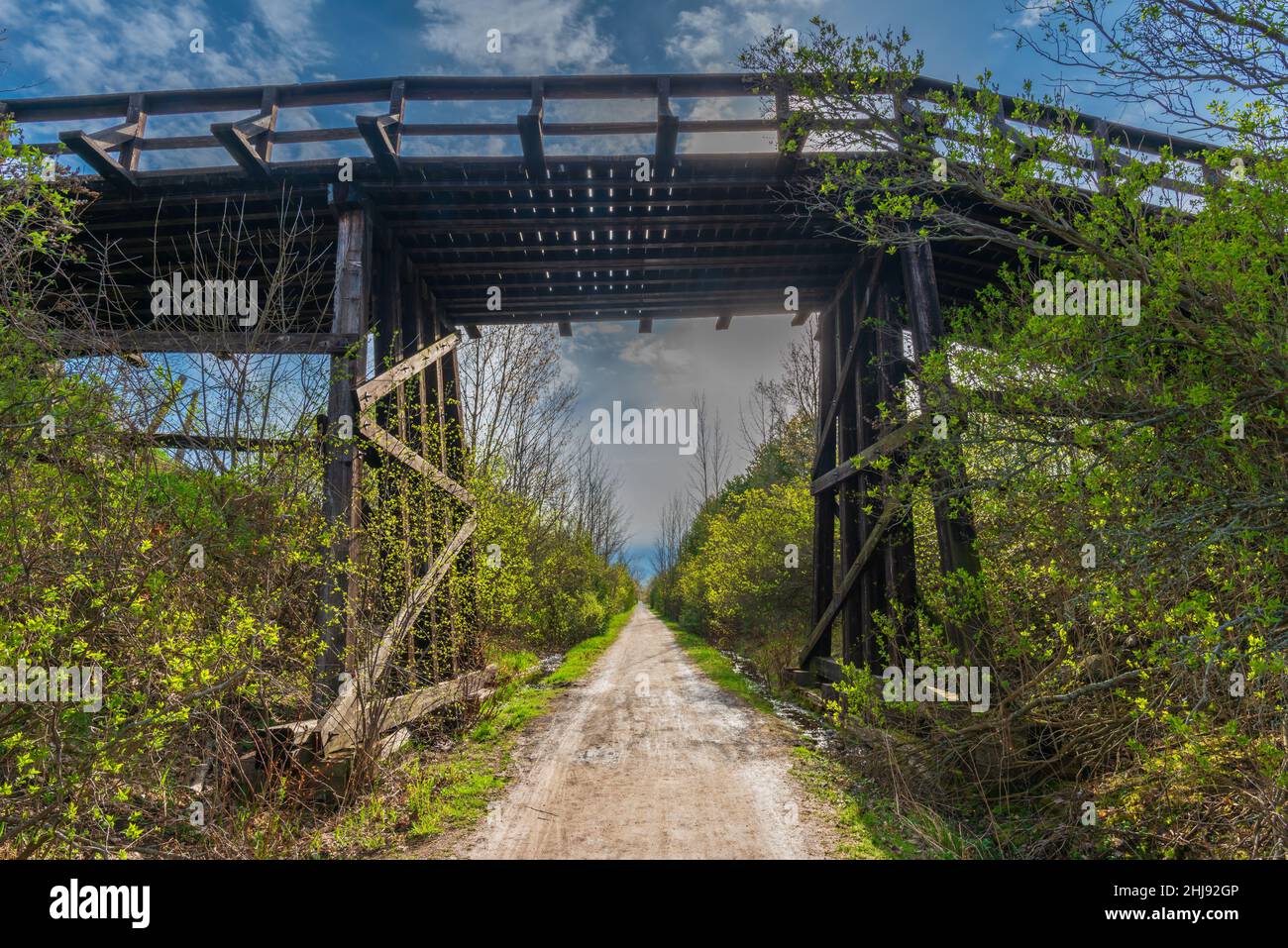 Doubes Trestle Bridge Trans Canada Trail Conservation Area Ontario ...