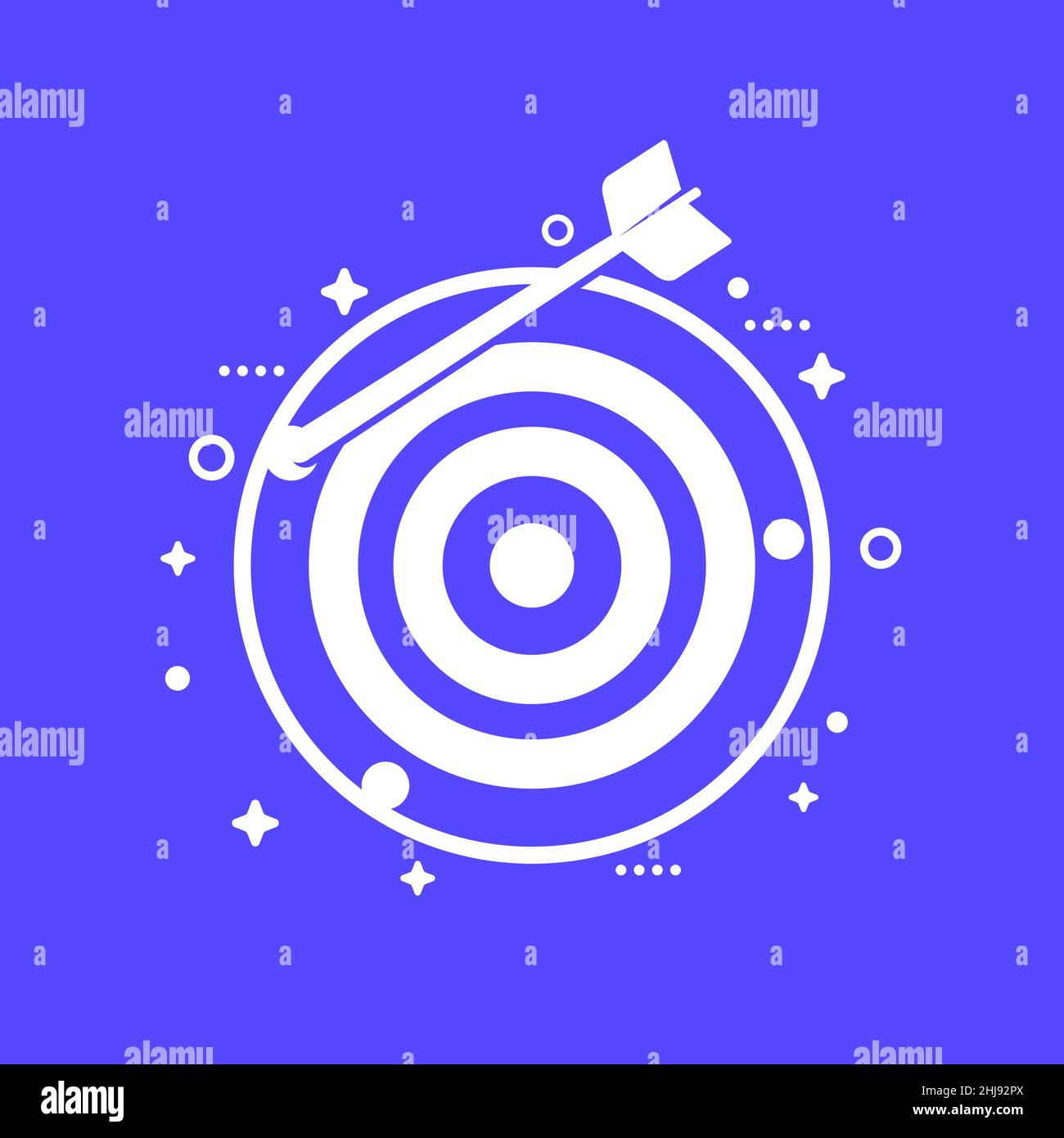 Missing the target Stock Vector Images - Alamy
