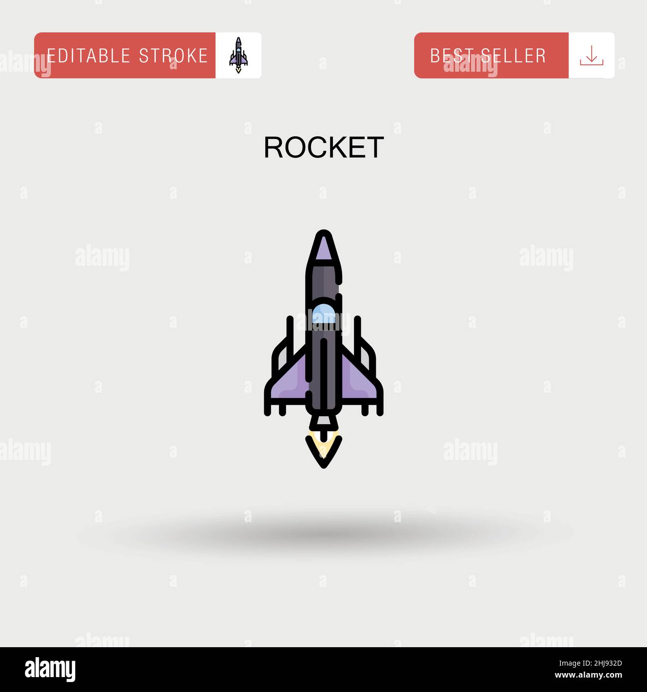 Spaceship rocket Stock Vector Images - Alamy
