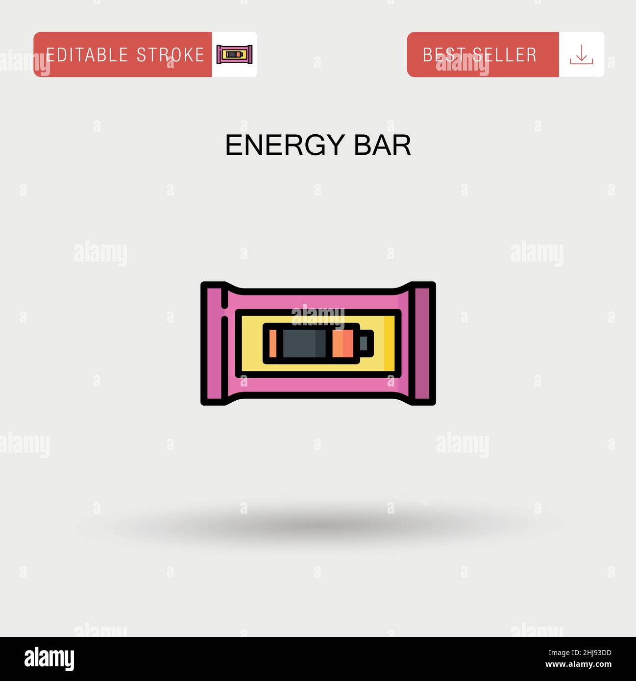 Energy bar Stock Vector Images - Alamy