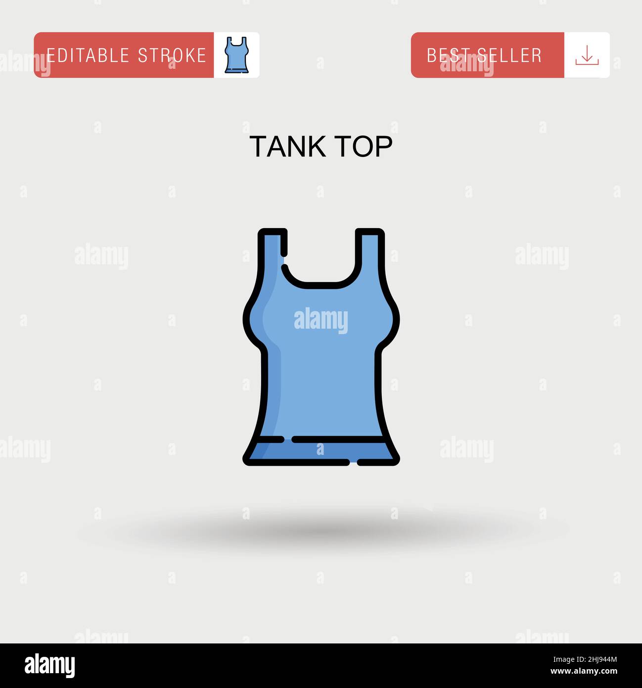 Black singlet top hi-res stock photography and images - Alamy