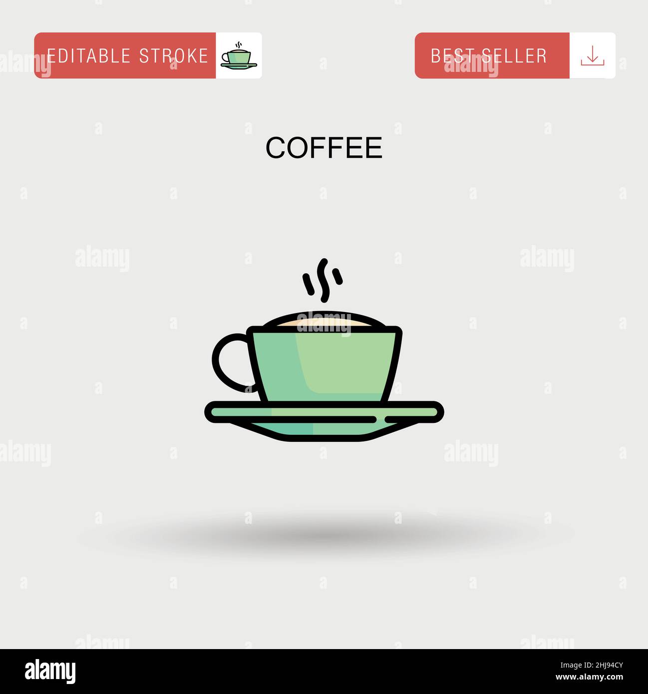 Bubble milk coffee Stock Vector Images - Alamy