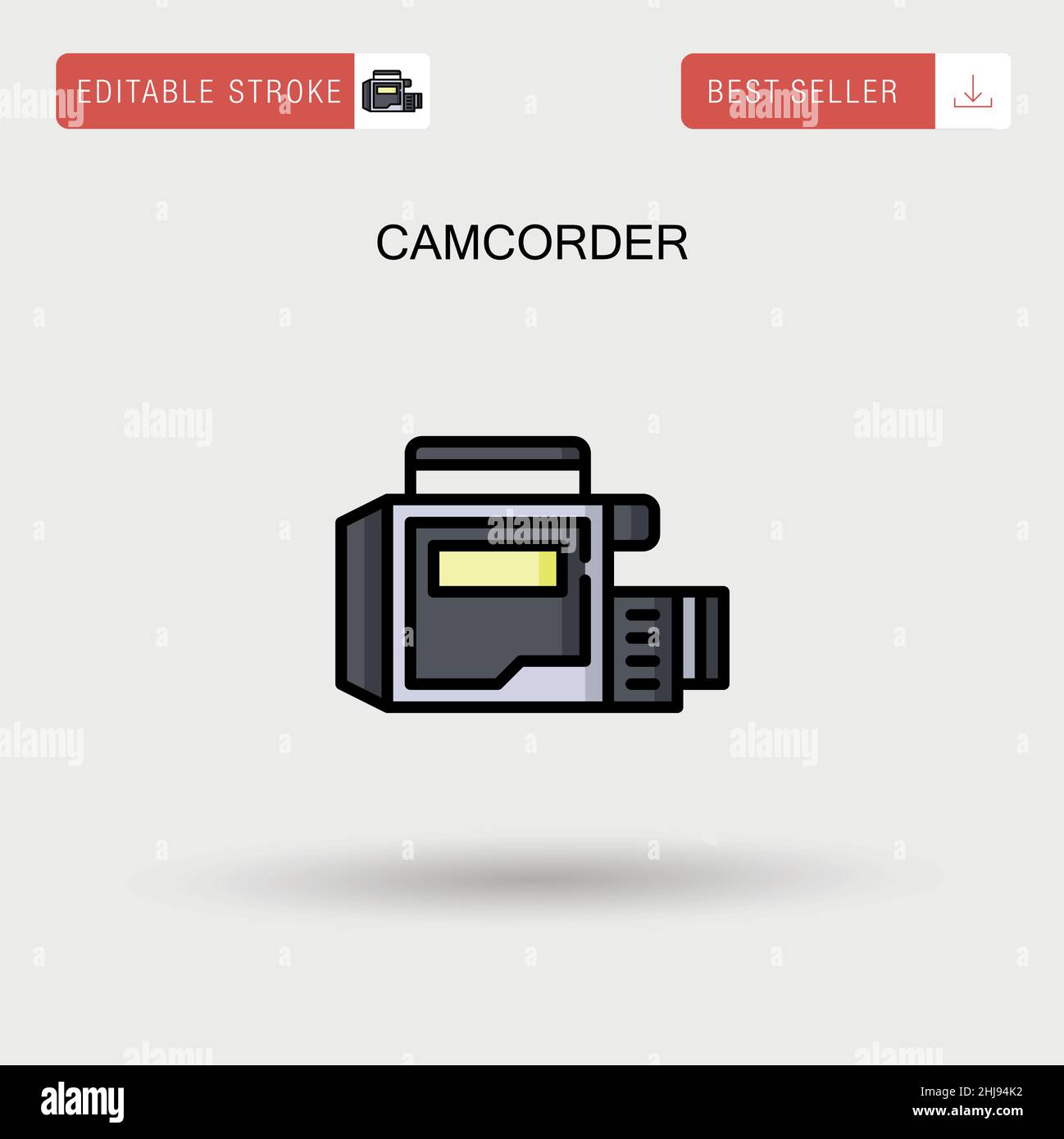 Camcorder background Stock Vector Images - Alamy