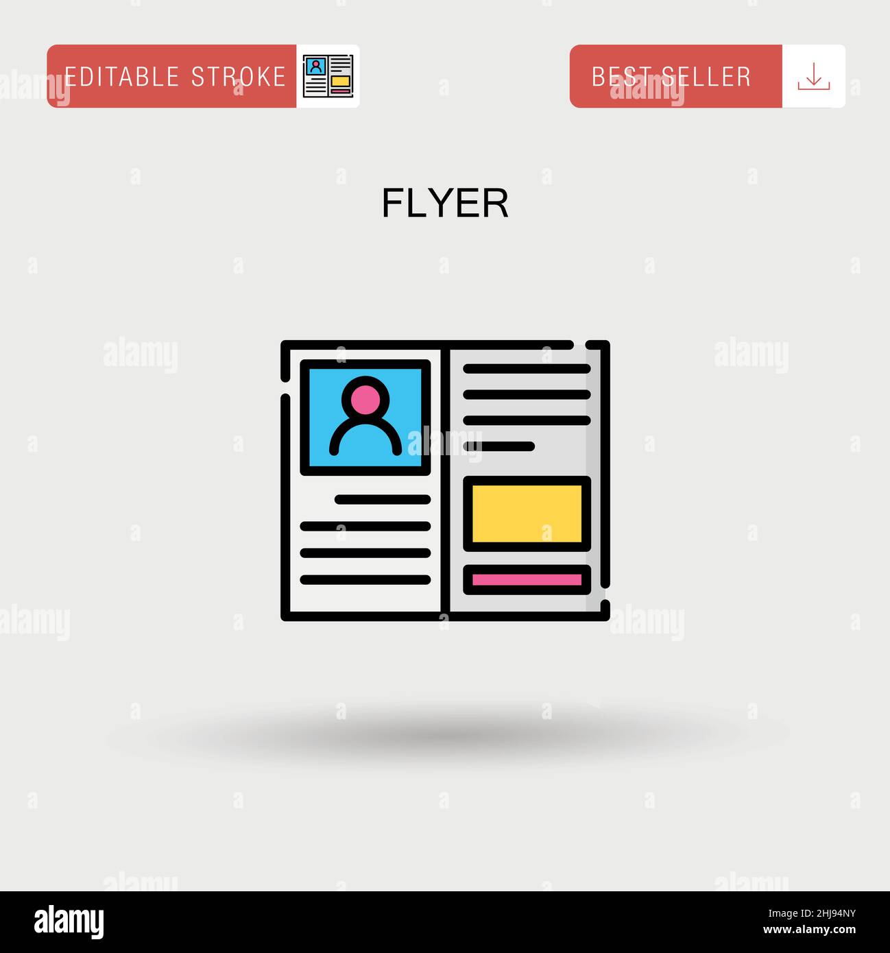 Simple flyer hi-res stock photography and images - Alamy