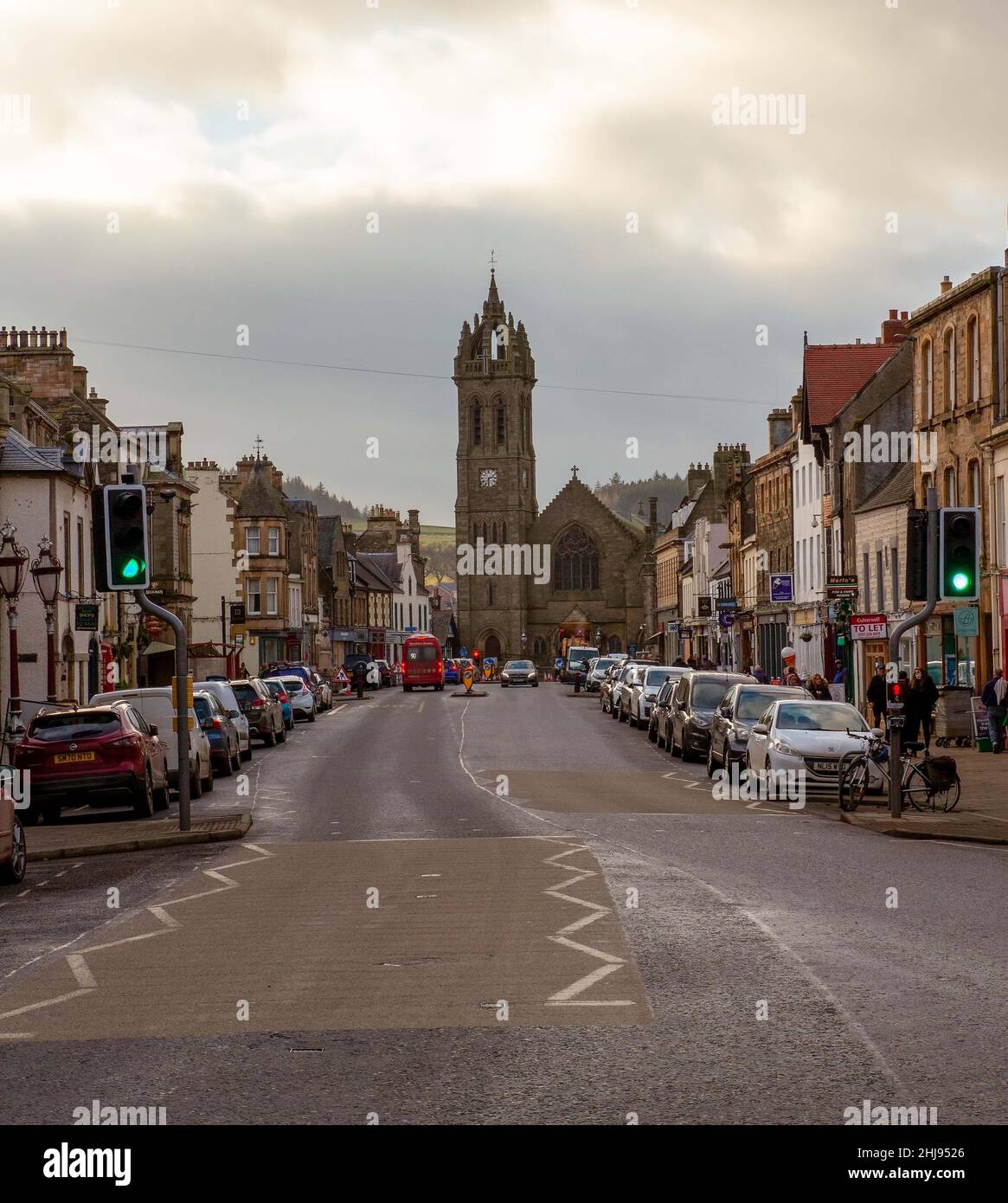 Peebles scotland town hi-res stock photography and images - Alamy