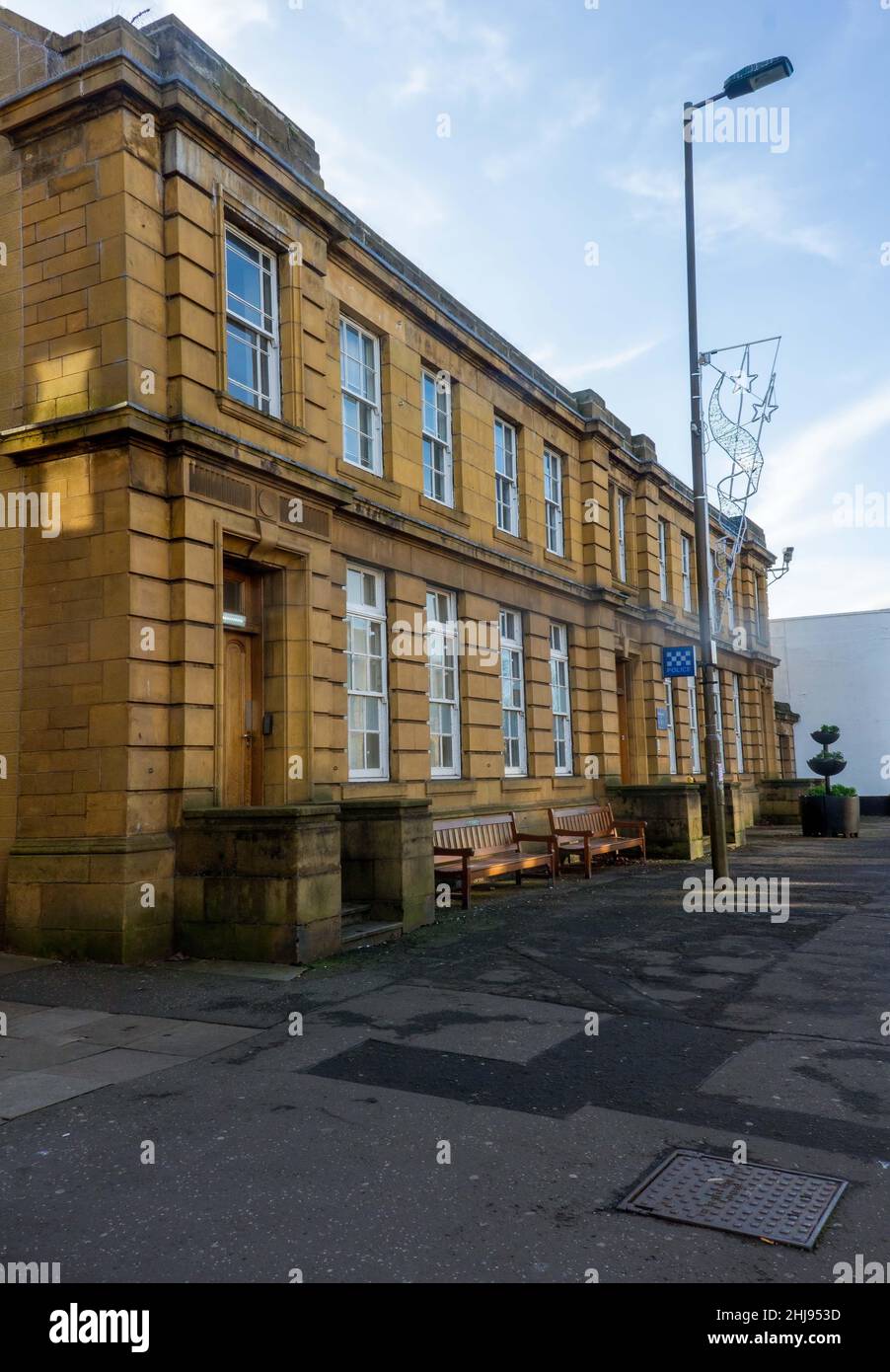 Police station building om the High Street in Musselburgh, East Lothian ...