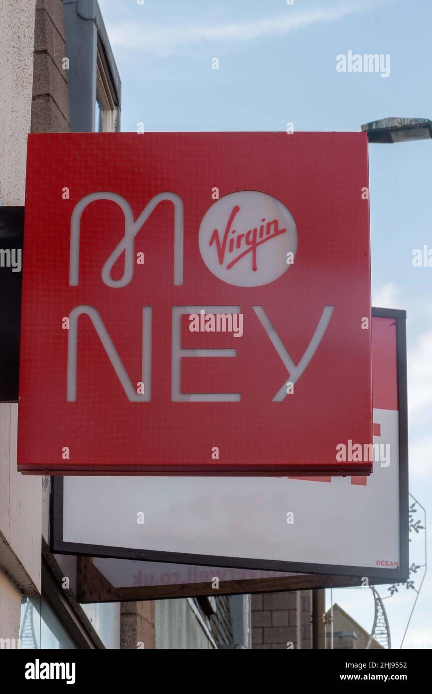 Virgin money business sign hi-res stock photography and images - Alamy
