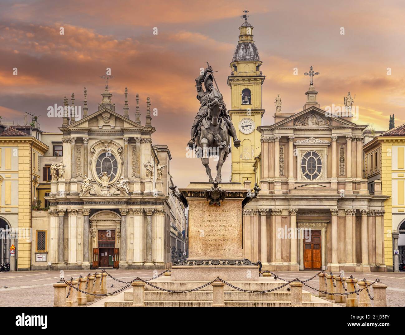 San carlo square at sunset hi-res stock photography and images - Alamy