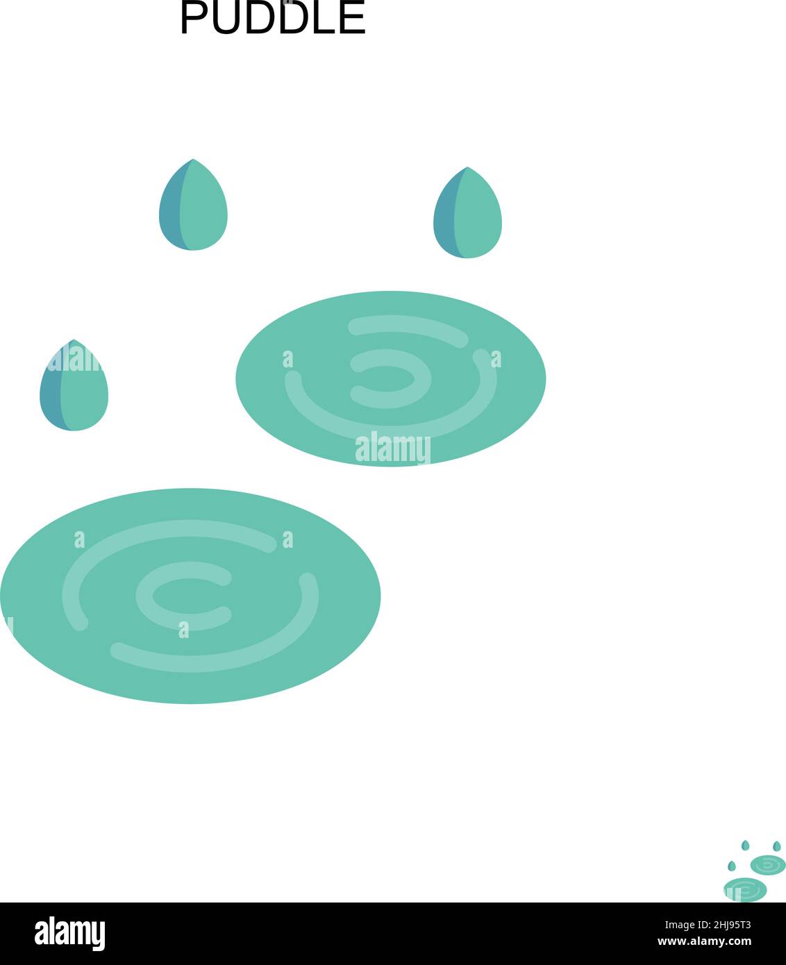 Clear puddle Stock Vector Images - Alamy