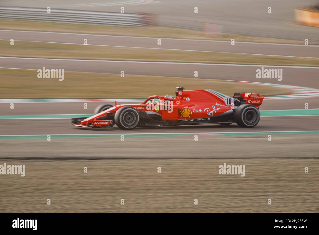 Maranello, Italy. 27th Jan, 2022. Charles Leclerc (#16) during Formula ...