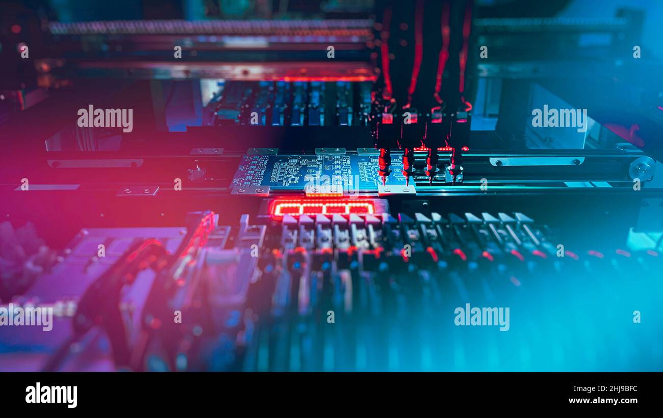 Chip Production: Machine Vision System inspect PCB for the number, size ...