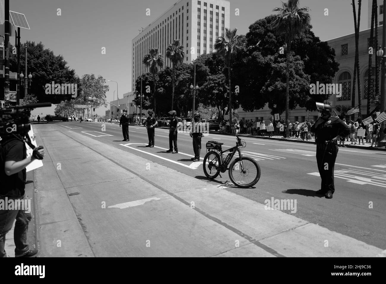 Active los angeles Black and White Stock Photos & Images - Alamy