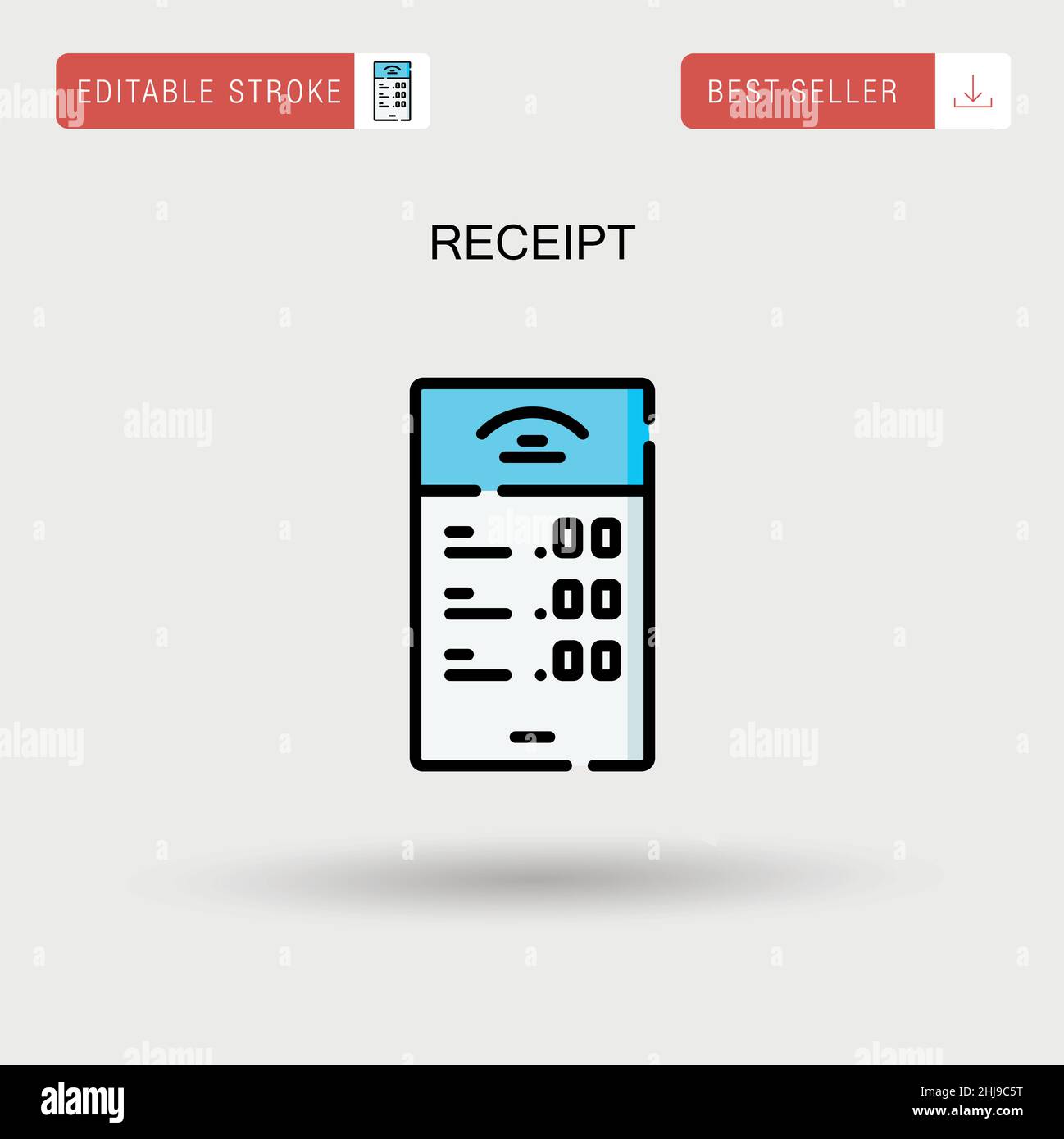 3d receipt money bank Stock Vector Images - Alamy