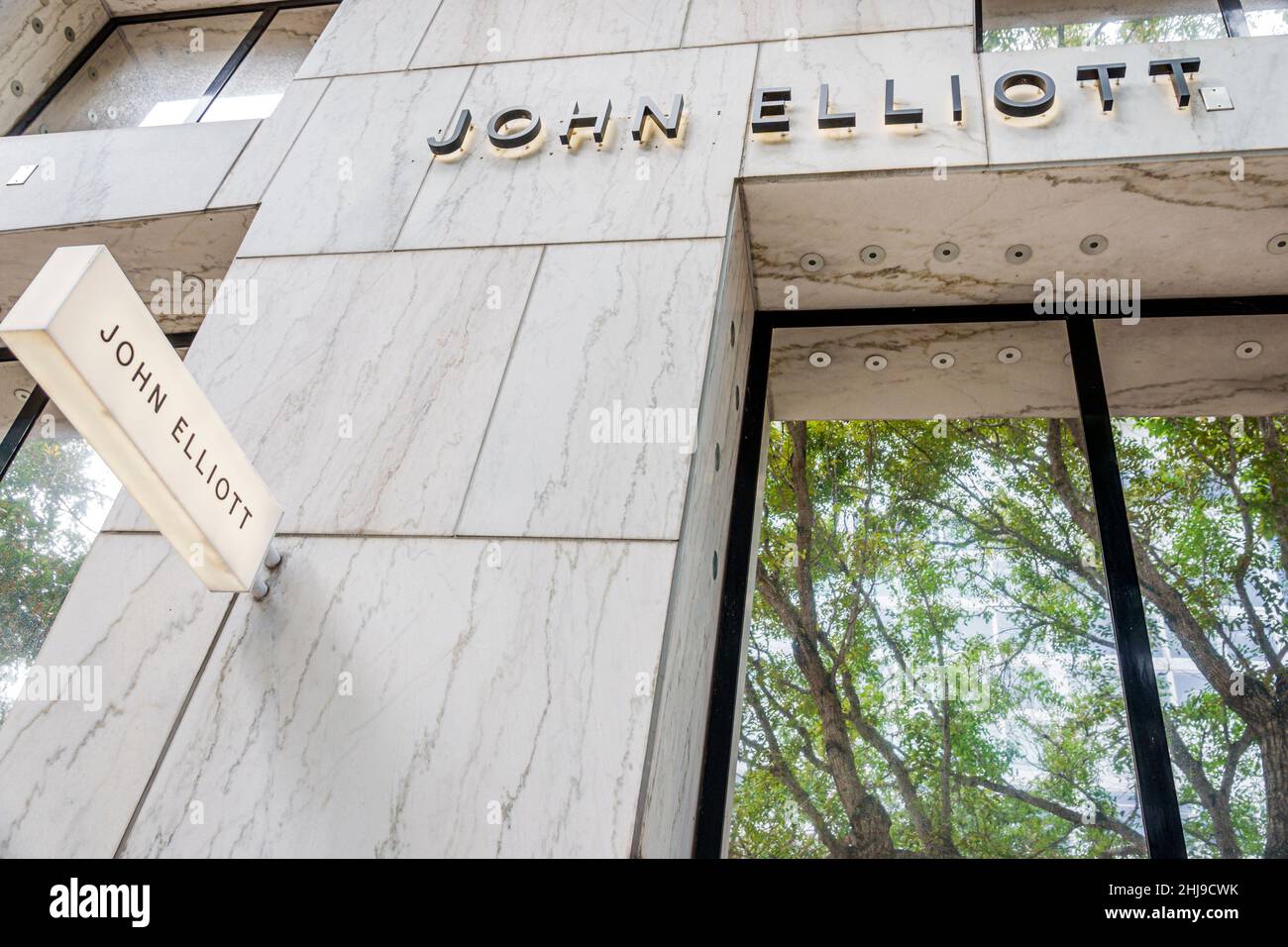 Miami Florida Design District shopping John Elliot sign outside ...