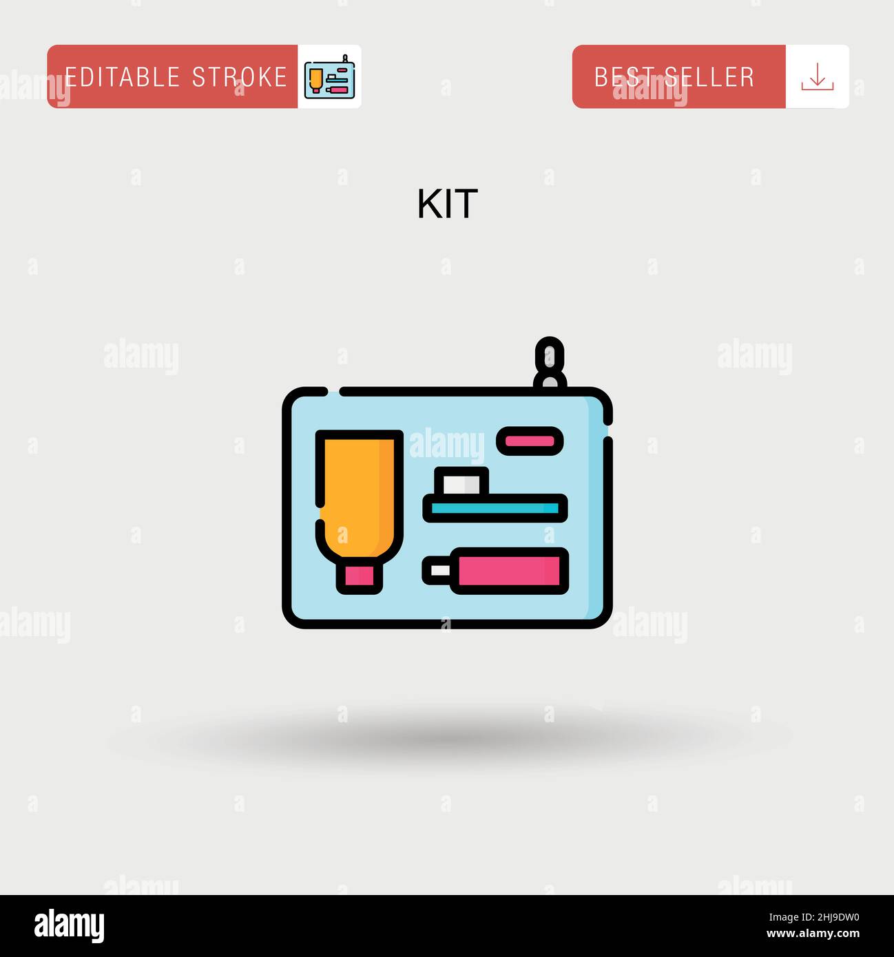 Kit Simple vector icon Stock Vector Image & Art - Alamy