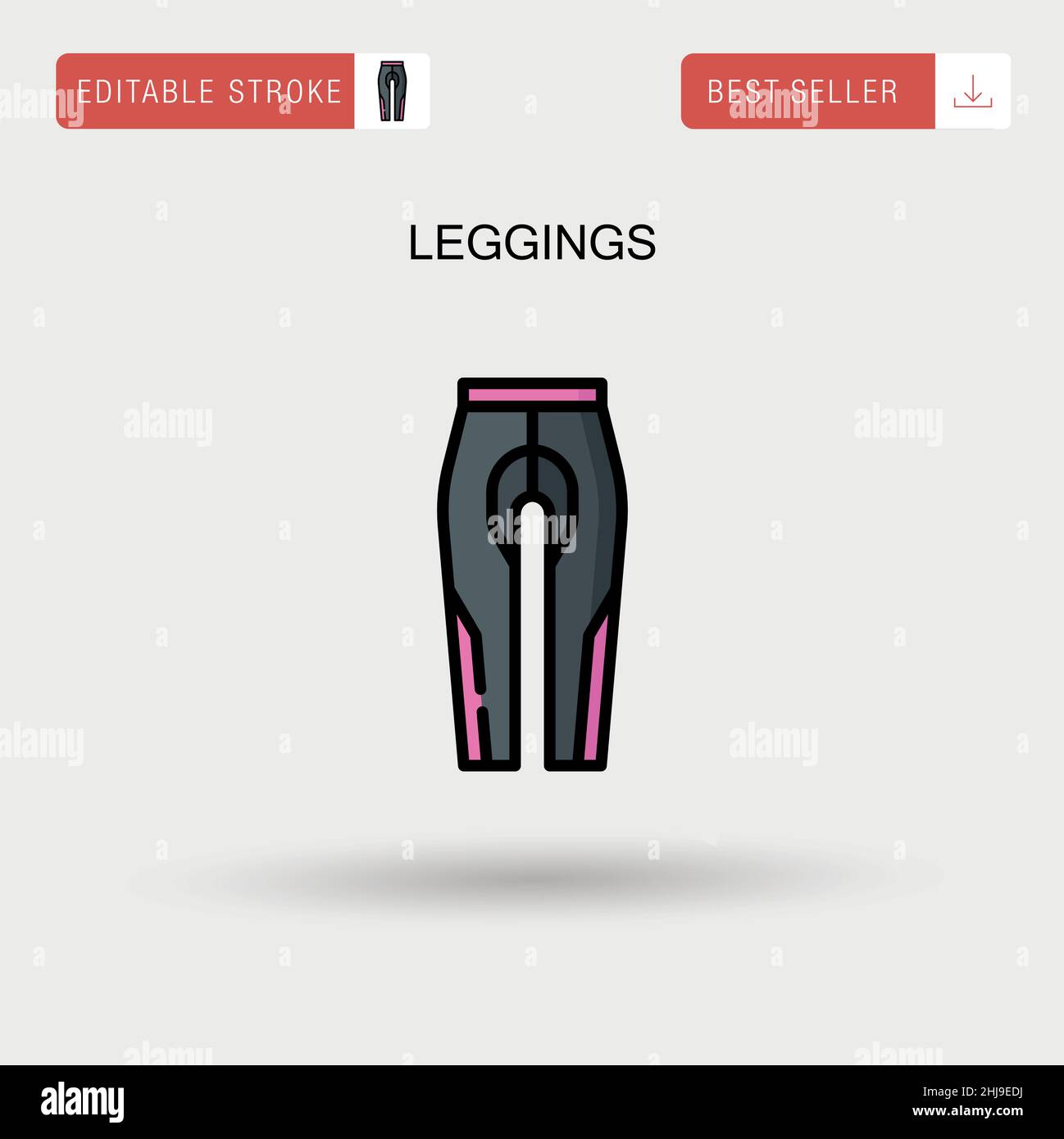 Leggings icon hi-res stock photography and images - Alamy