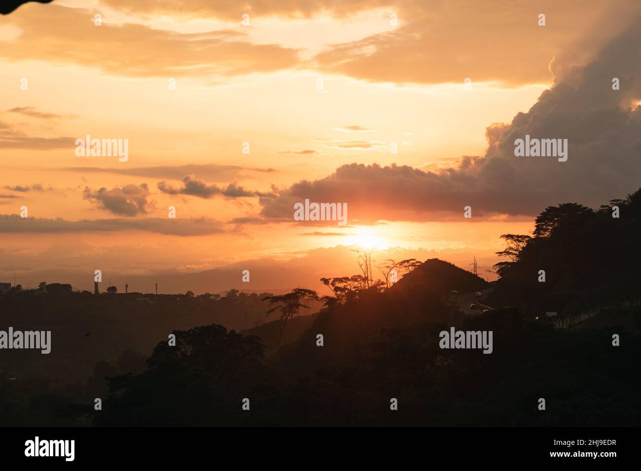 Colombia sunset hi-res stock photography and images - Alamy