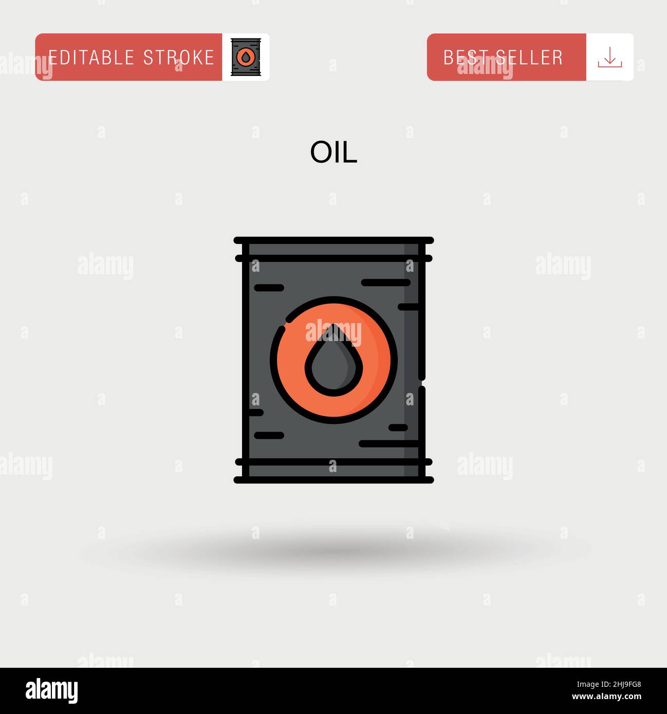 Pouring oil essential Stock Vector Images - Alamy