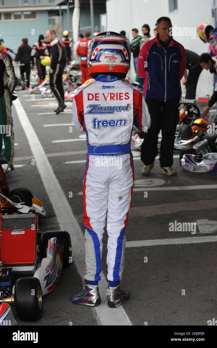 Nyck de Vries seen here during his karting career, the Dutch racing ...