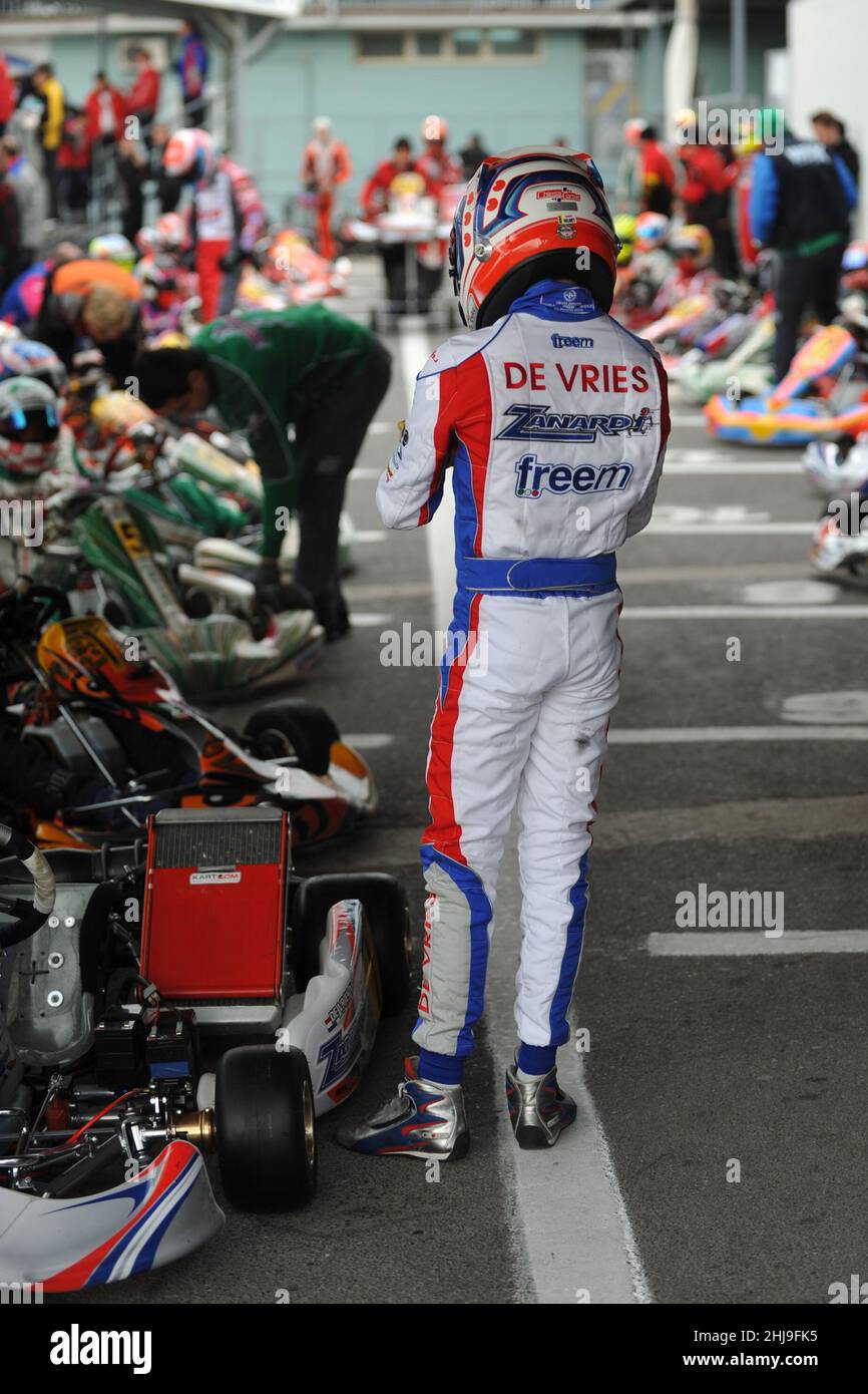 Nyck de Vries seen here during his karting career, the Dutch racing ...