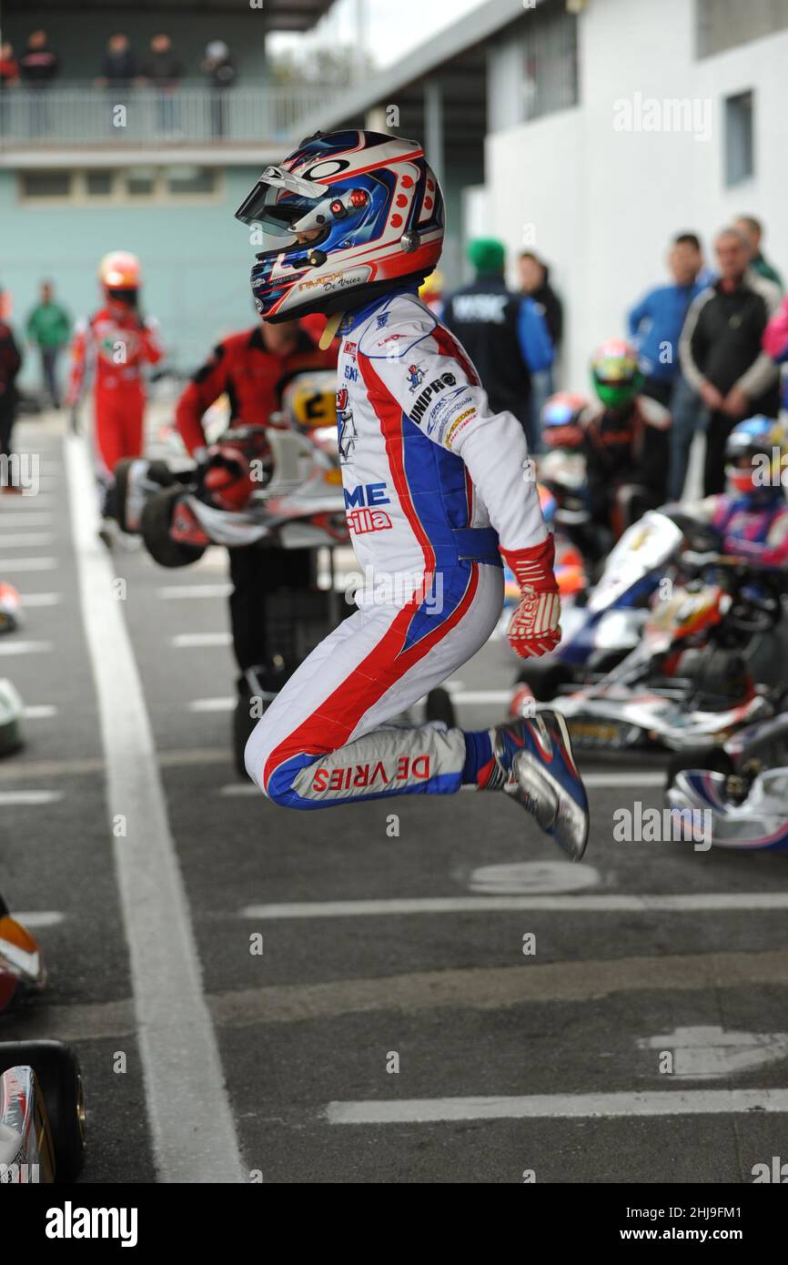 Nyck de Vries seen here during his karting career, the Dutch racing ...