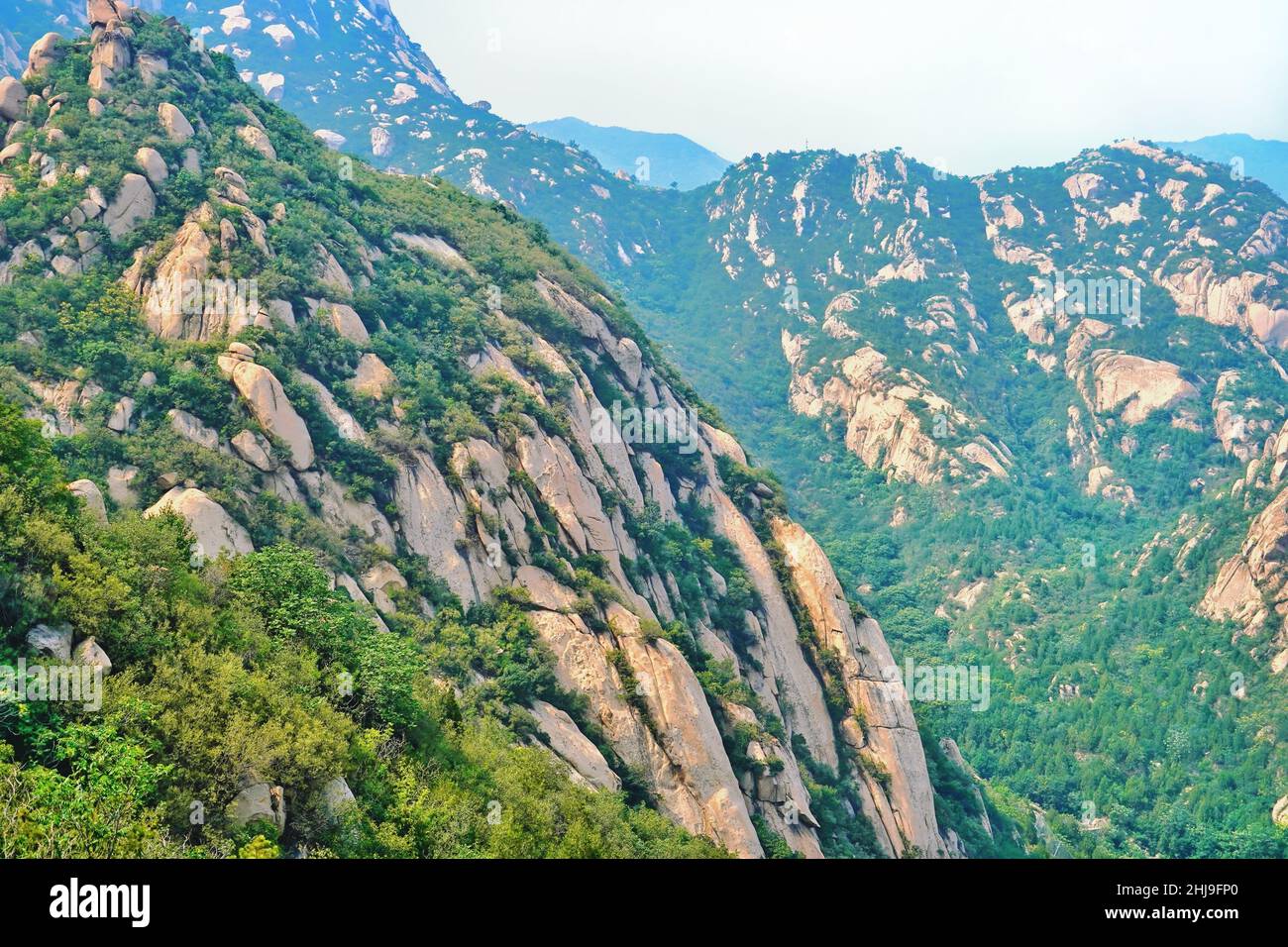 Stone mountain landscape in China with deep gorges Stock Photo - Alamy