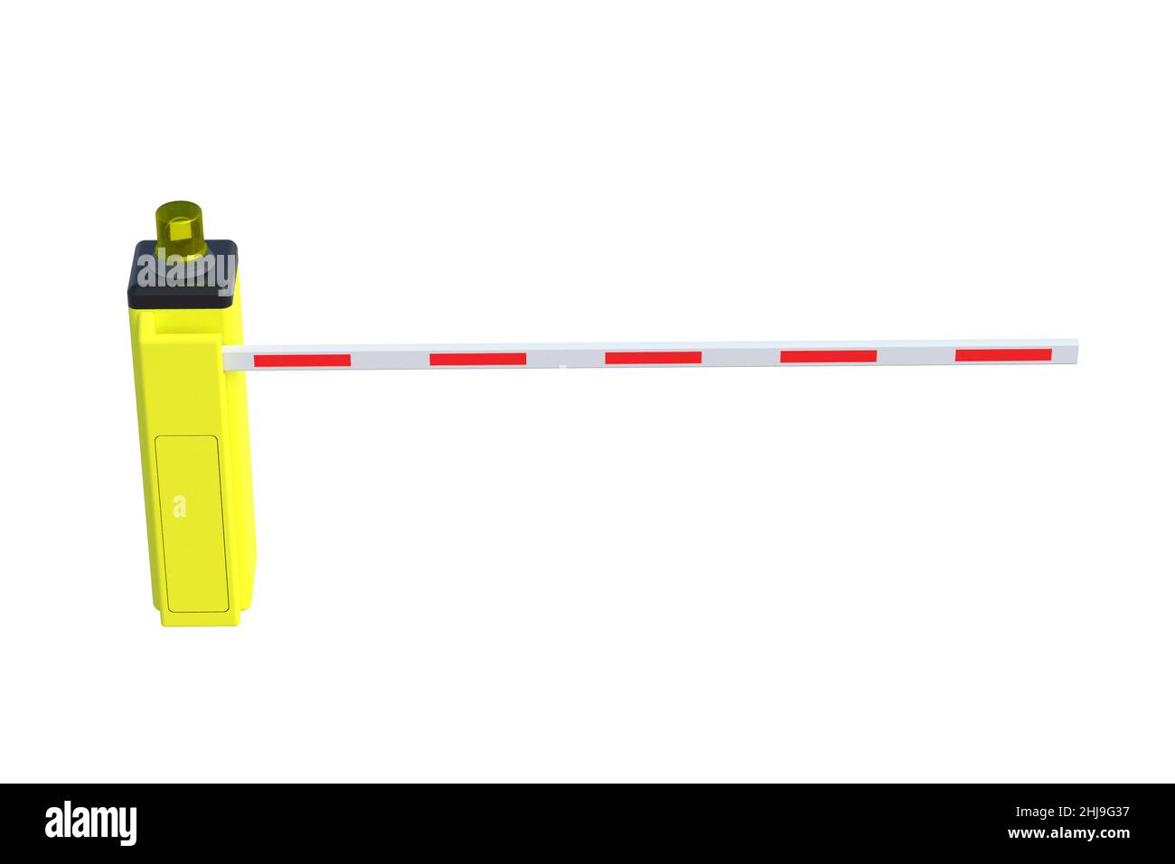 Automatic barrier isolated on white background. 3d render Stock Photo ...