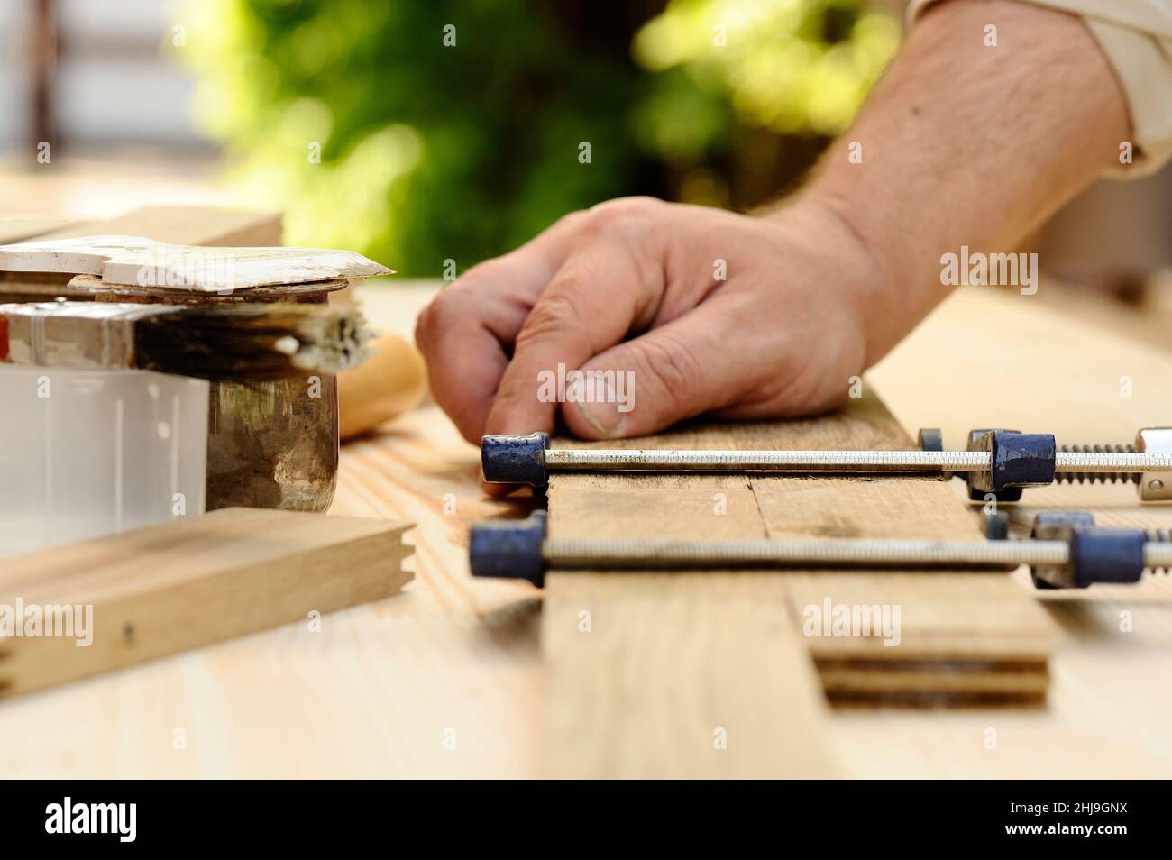 Carpenters clamp hi-res stock photography and images - Alamy