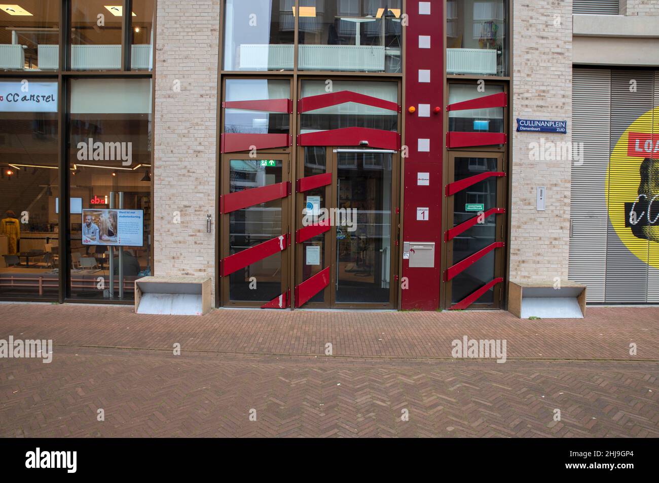 OBA Library Building At The Cullinanplein At Amsterdam The Netherlands ...