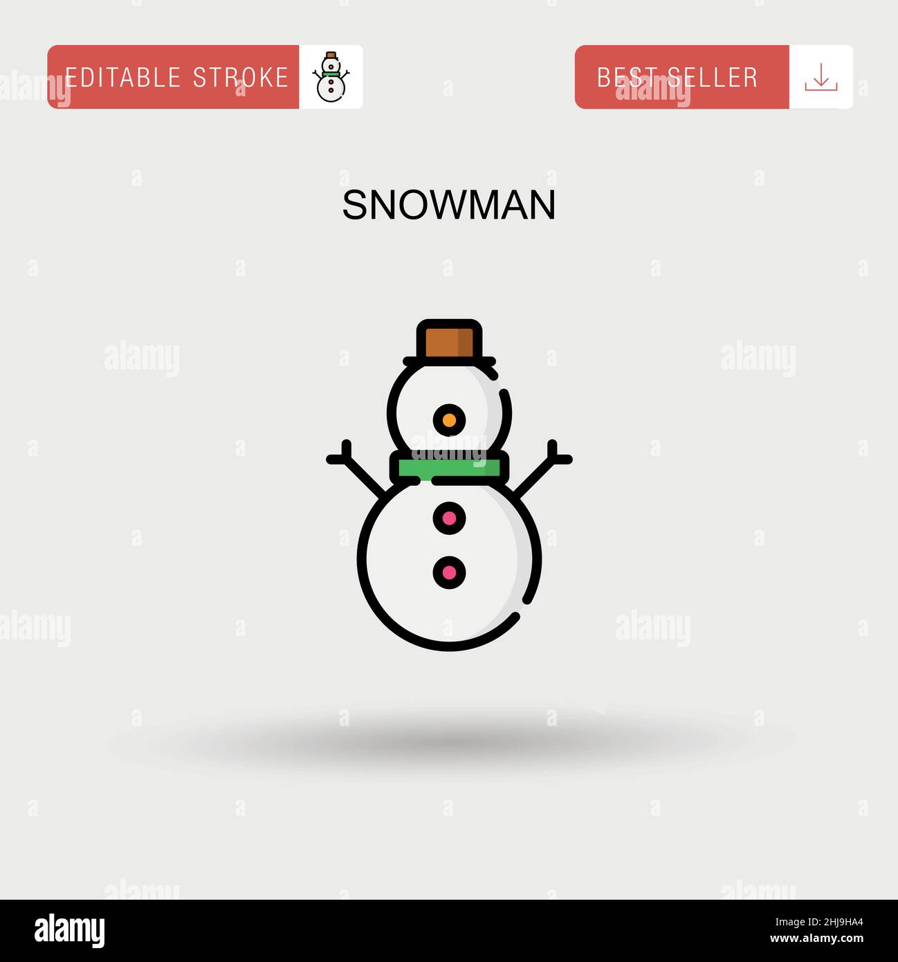 Snowman boy Stock Vector Images - Alamy