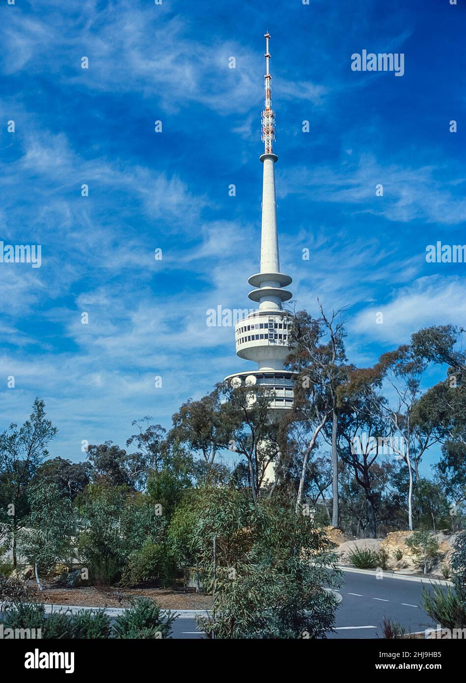 This is the Black Mountain telecoms tower and observation tourist ...