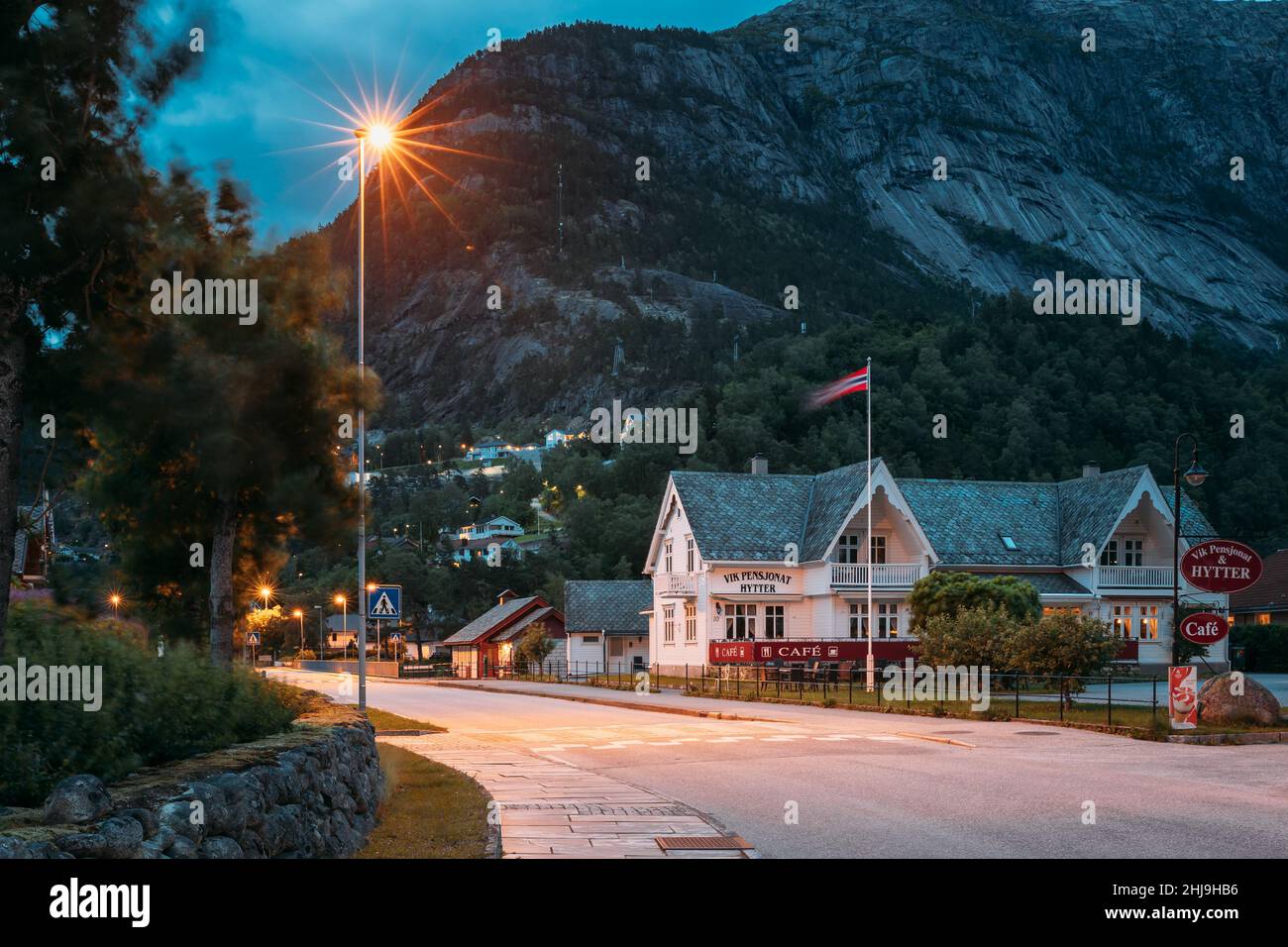 Eidfjord, Hordaland County, Hardanger Region, Hardangerfjord, Norway ...