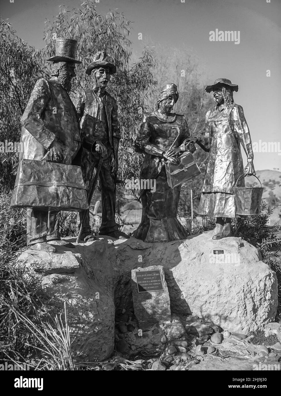 Australian settlers Black and White Stock Photos & Images - Alamy