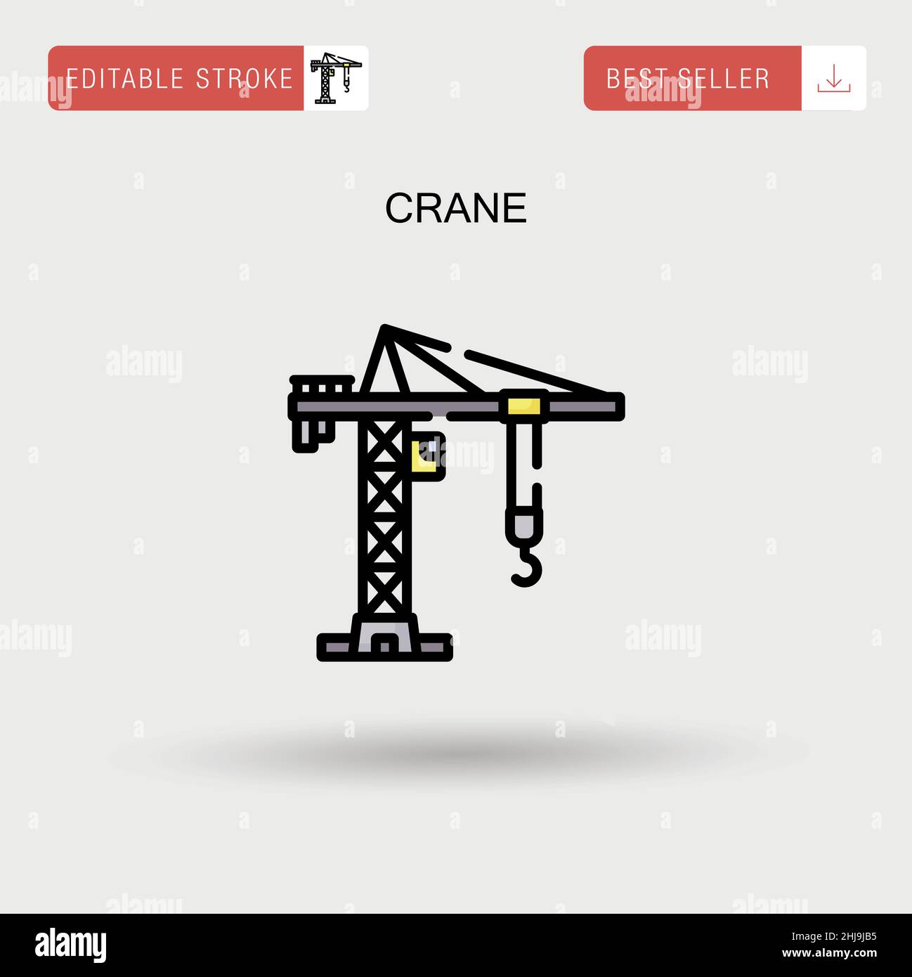 Shipyard crane Stock Vector Images - Alamy