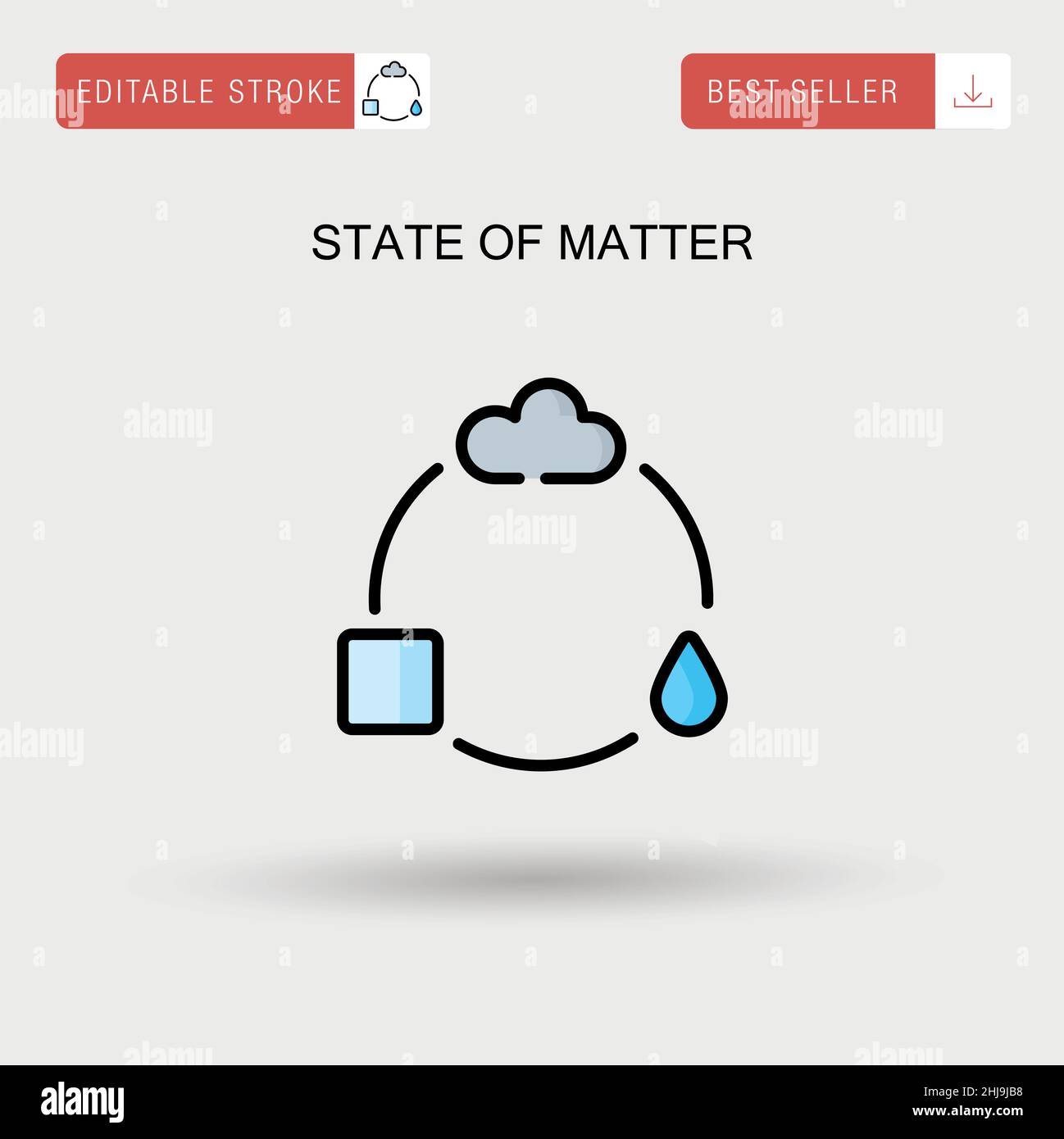 Solid liquid gas state of matter hi-res stock photography and images ...