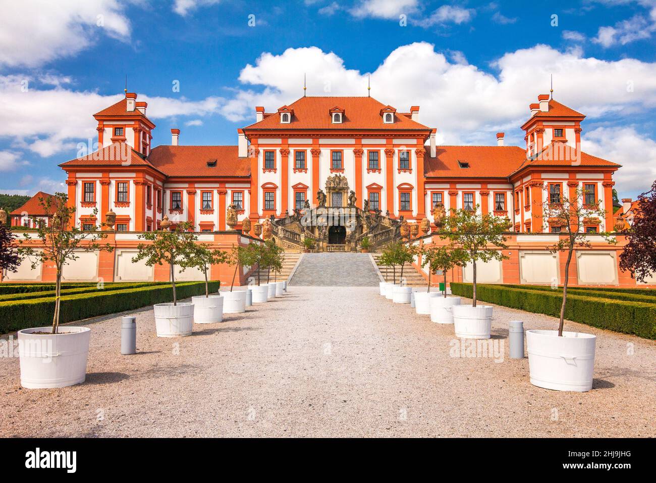 Troja castle sculpture architecture hi-res stock photography and images ...