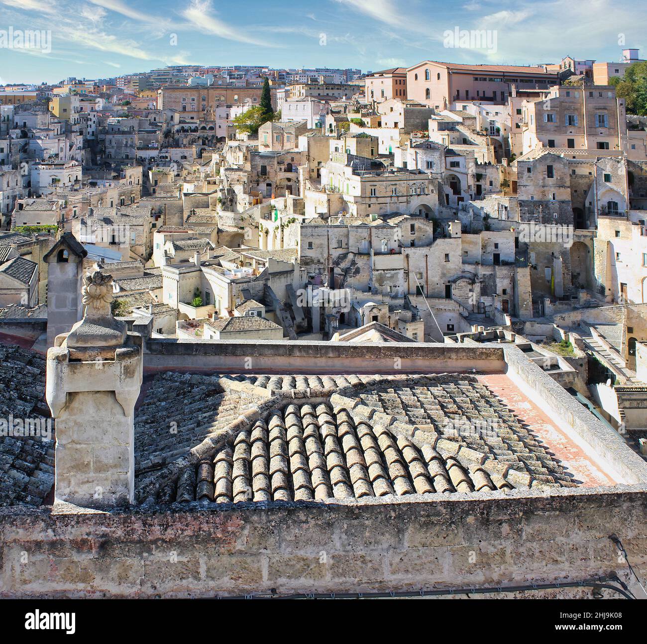 Matera, Basilicata, Italy: Landscape view of the old town - Sassi di ...