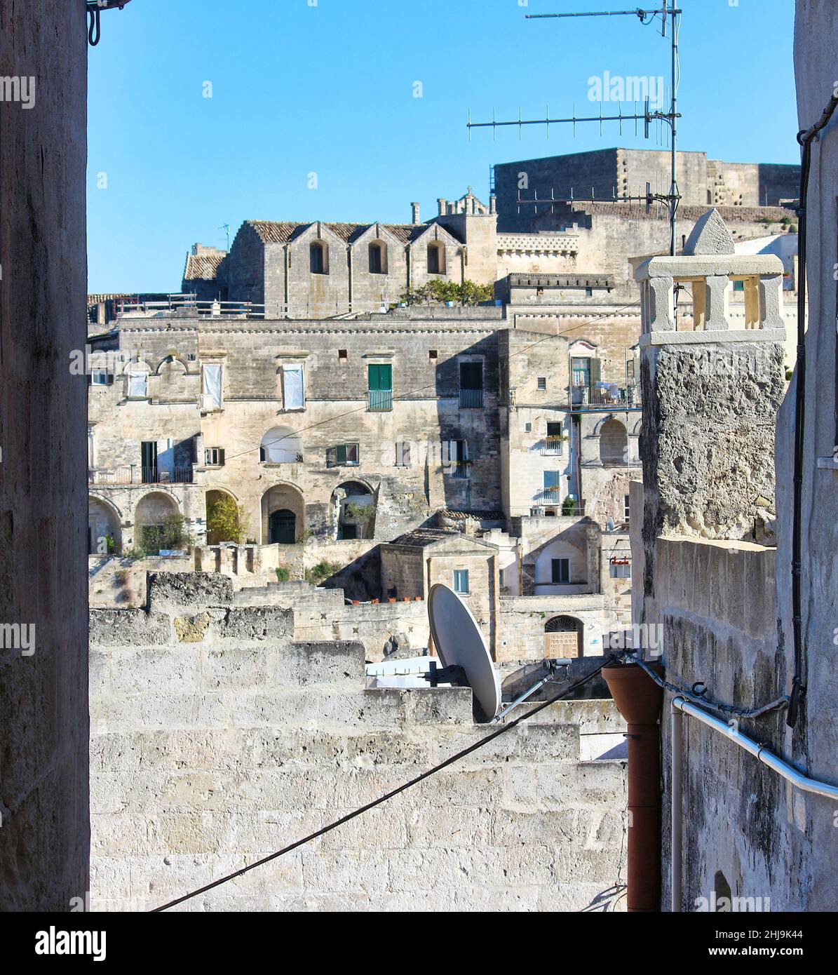 Matera, Basilicata, Italy: Landscape view of the old town - Sassi di ...