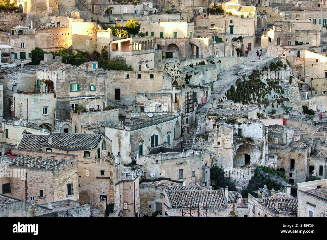 Matera Basilicata Italy Landscape View Of The Old Town Sassi Di Matera European Capital Of
