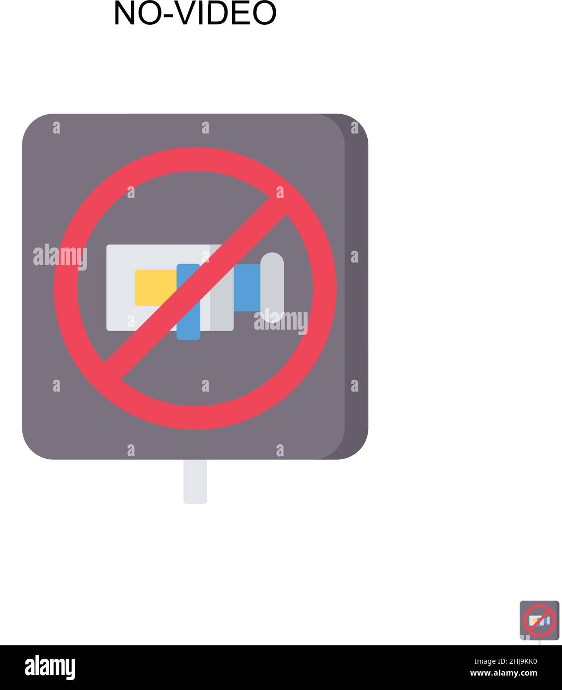 Video prohibited sign hi-res stock photography and images - Alamy