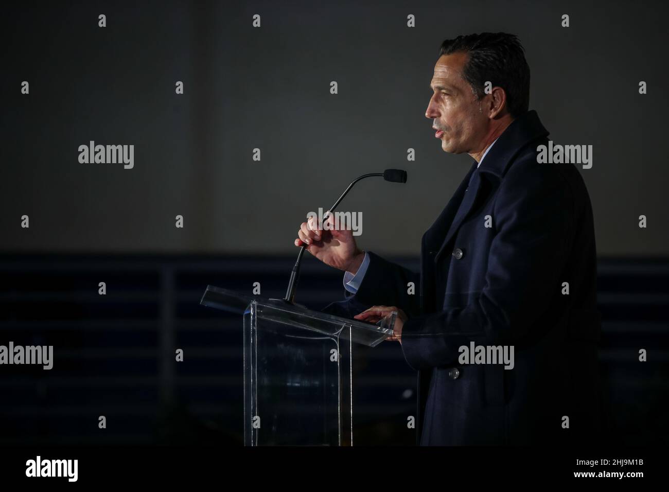 Guimarães, 01/27/2022 - Vitória Sport Clube inaugurated the mural at D ...