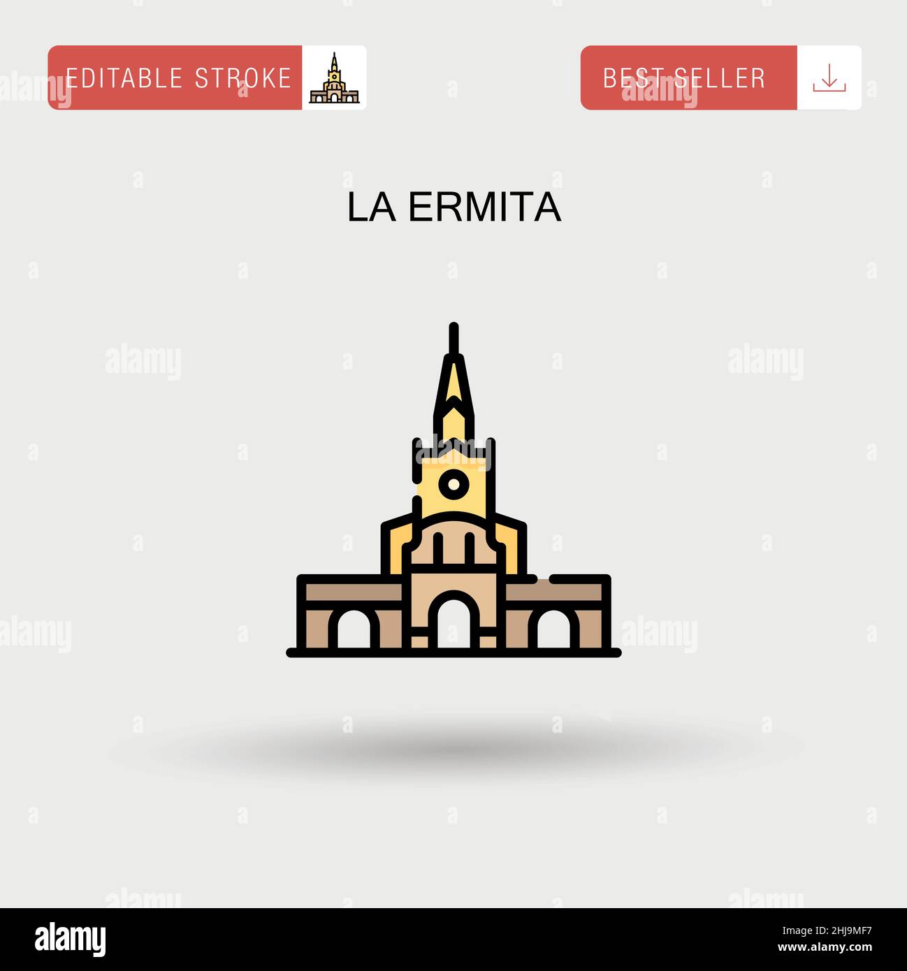 Medieval hermitage Stock Vector Images - Alamy