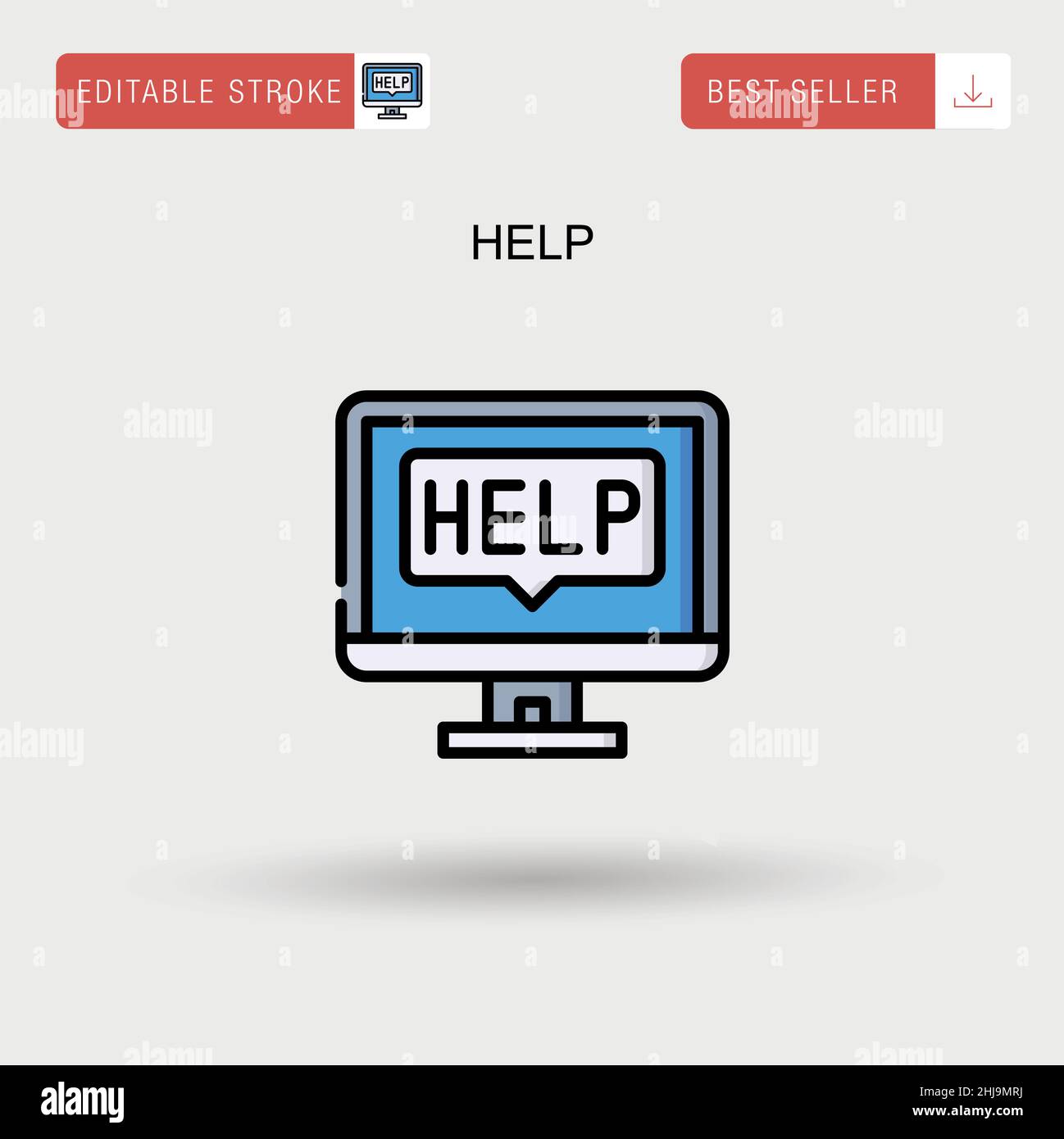 Simple helping icon hi-res stock photography and images - Alamy