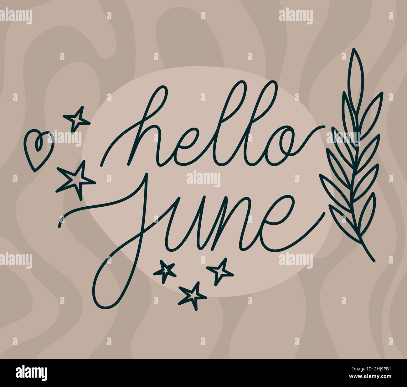 card of hello june Stock Vector Image & Art - Alamy