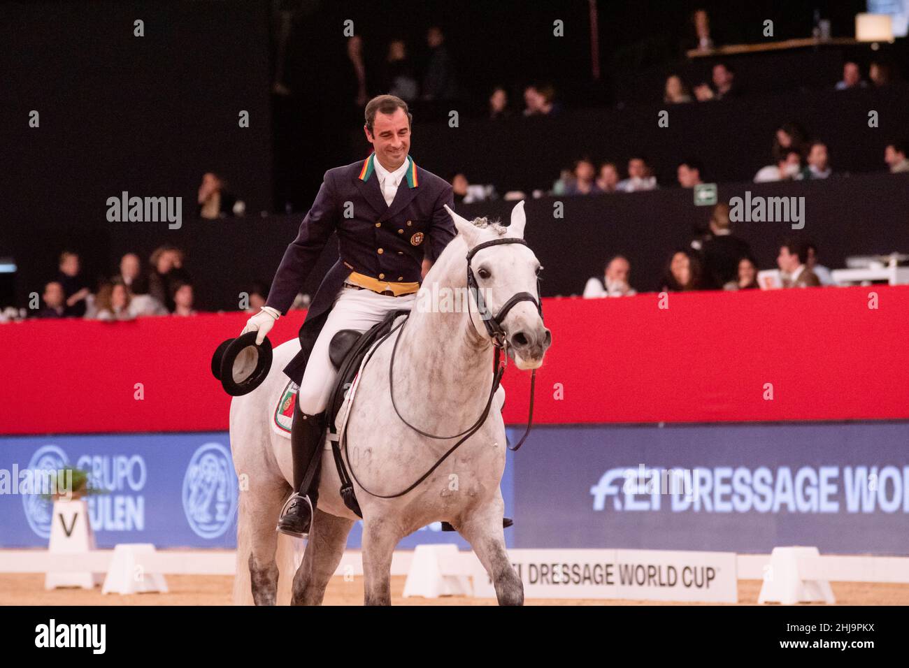 Rodrigo Torres POR with Fogoso during Longines FEI Dressage European ...
