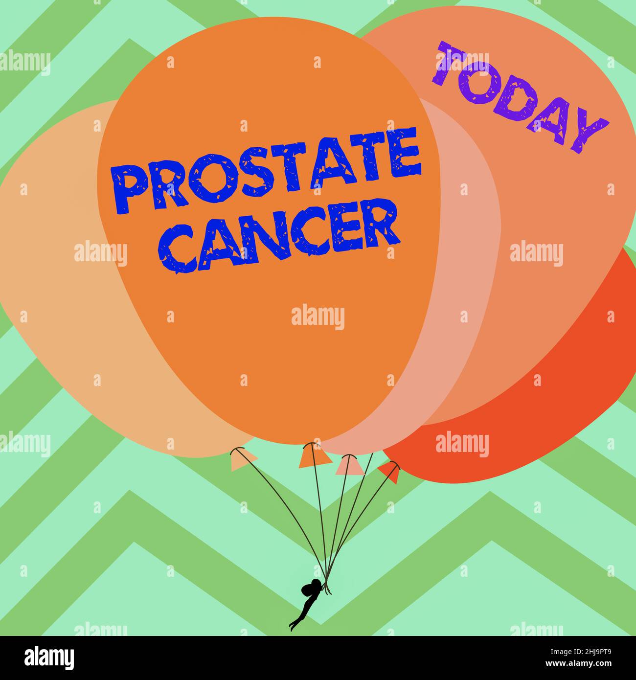 Sign displaying Prostate Cancer. Business overview development of ...